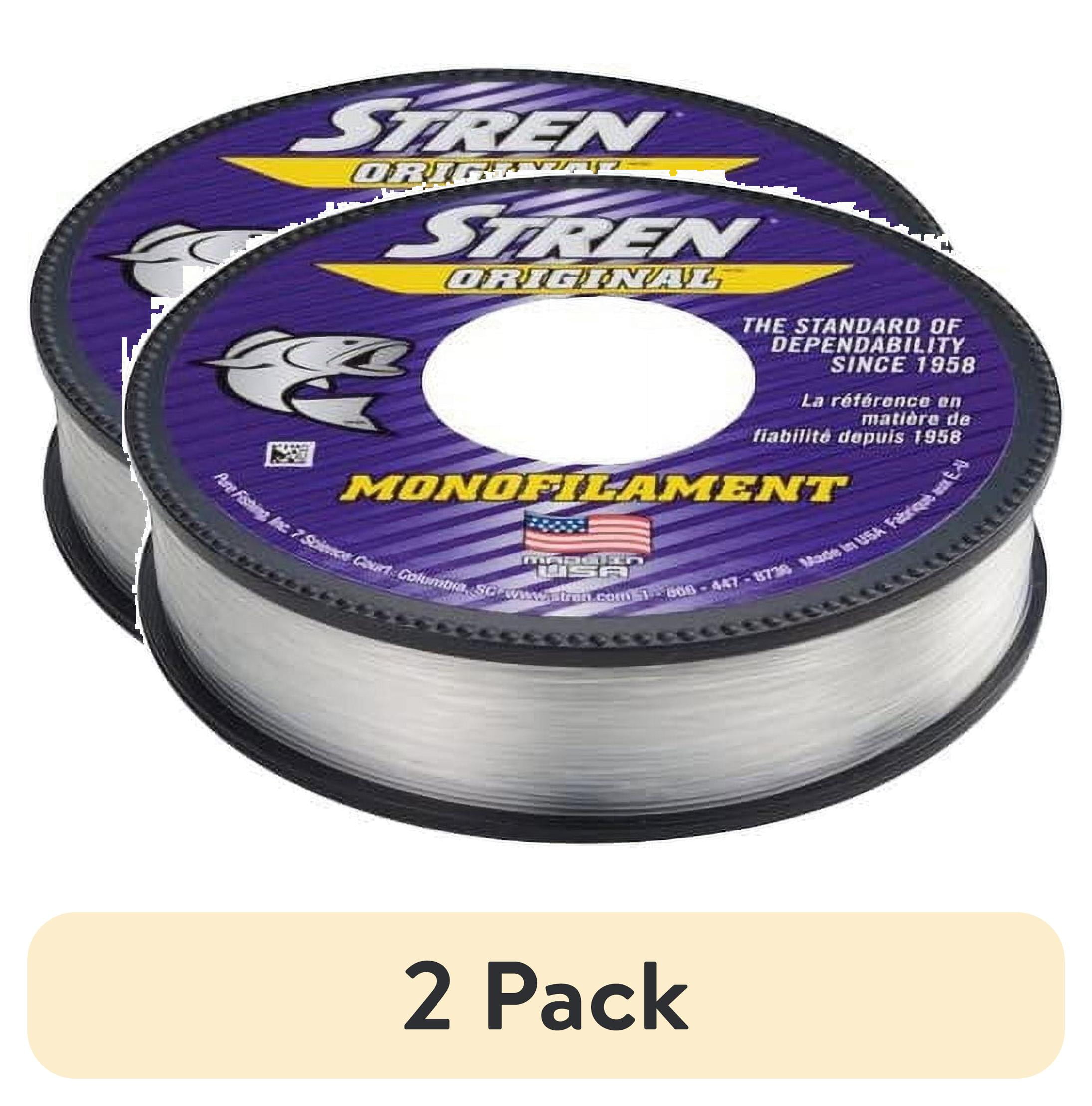 (2 pack) Stren Original® Monofilament Fishing Line, Clear/Blue ...