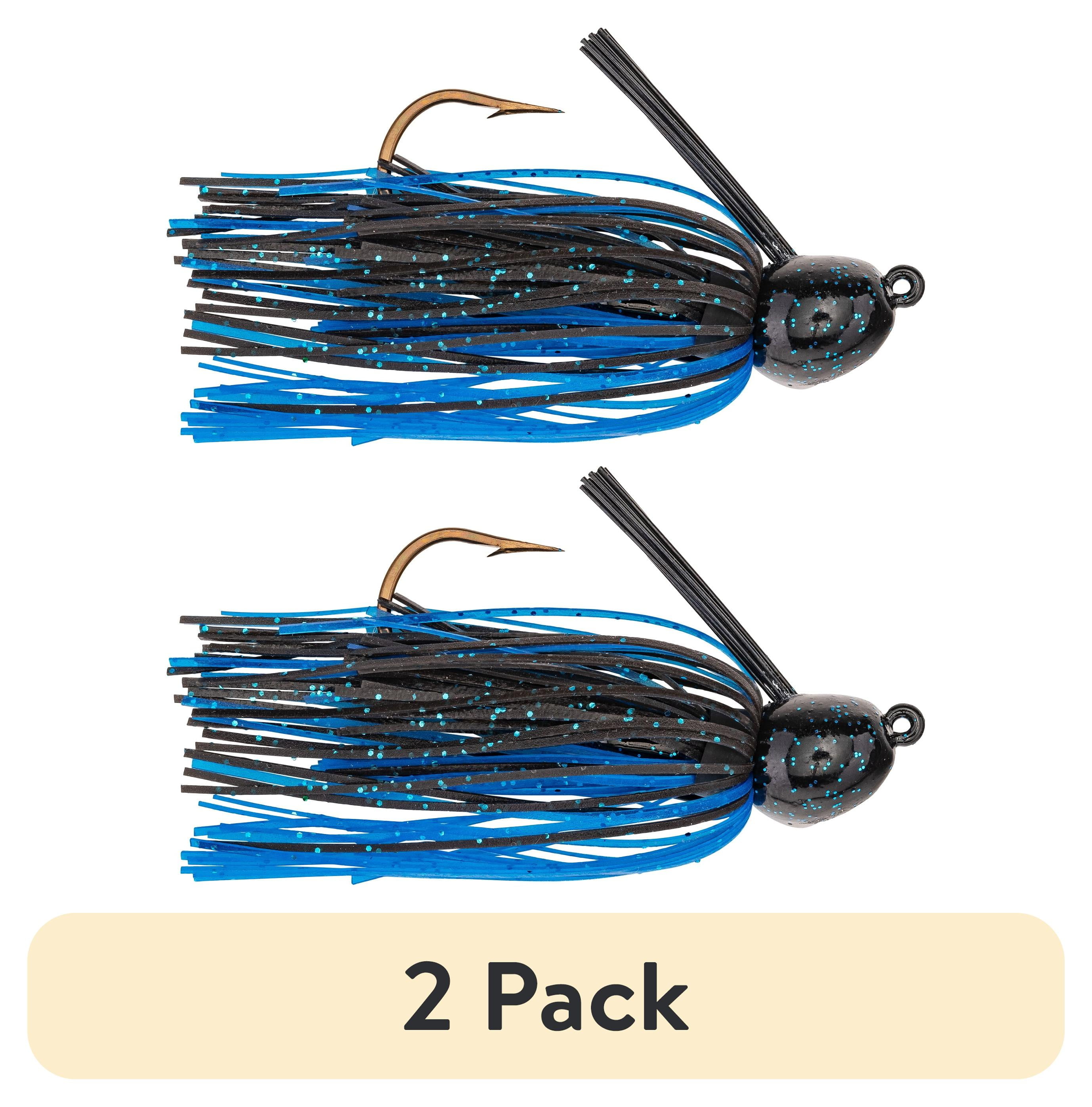 (2 pack) Strike King Bleeding Jig 1/4oz Silicone Skirt Fishing Lure for ...