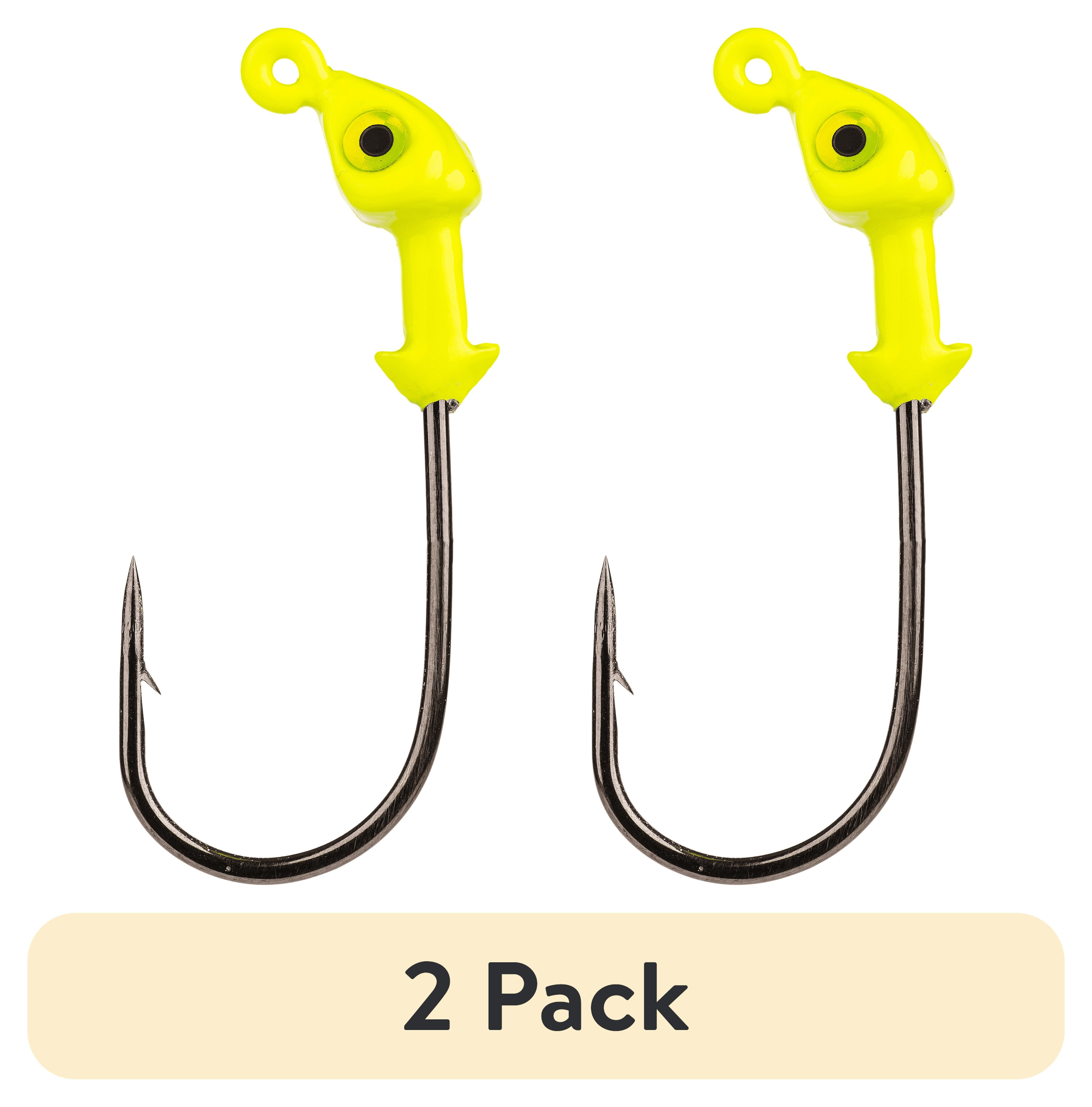 Strike King Flats Jig Head 1/8oz Chartreuse - Black Nickel Hook ...