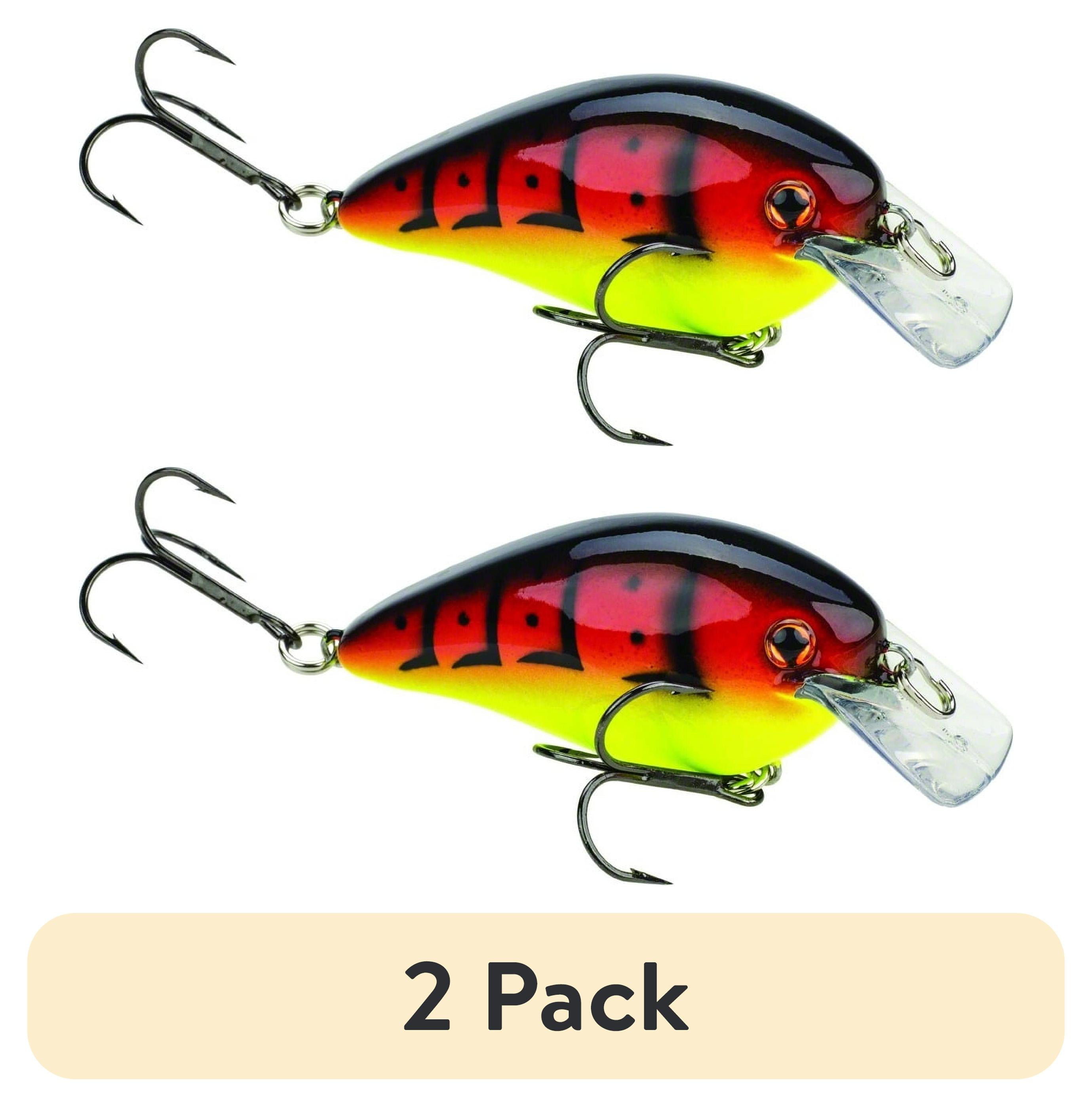 (2 pack) Strike King KVD Squarebill 1.5 Crankbait Green Tomato Hard ...