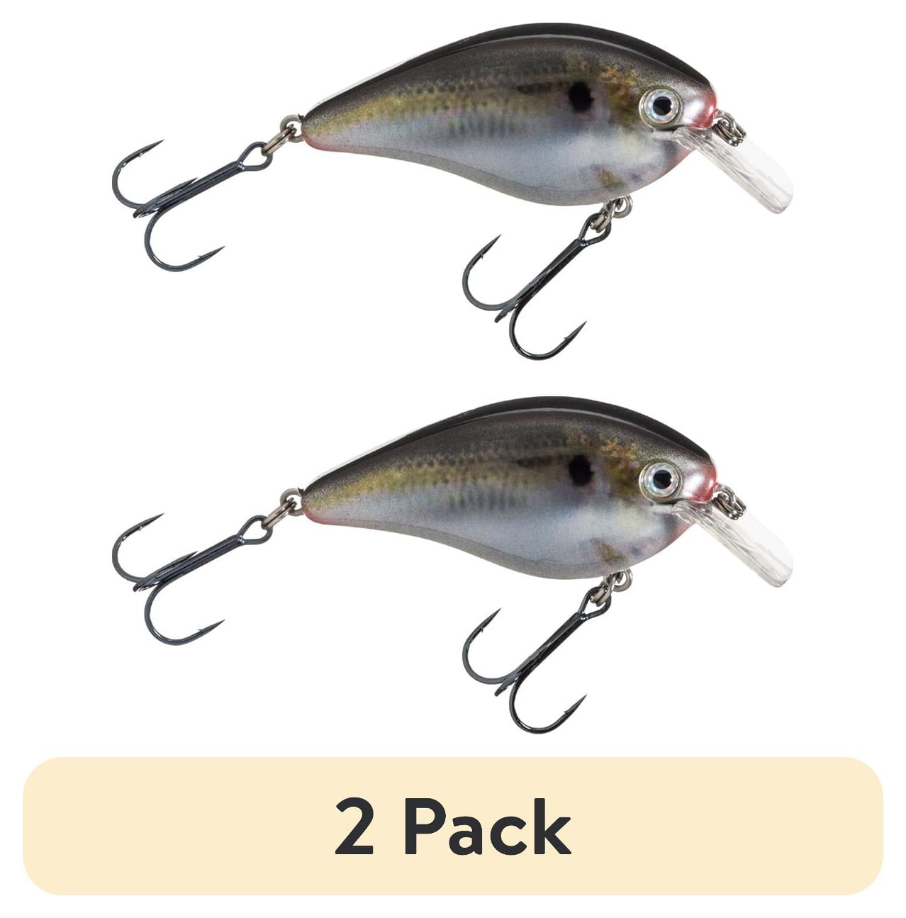 (2 pack) Strike King KVD Squarebill 1.5 Crankbait Natural Shad Hard Bait Lure - Walmart.com