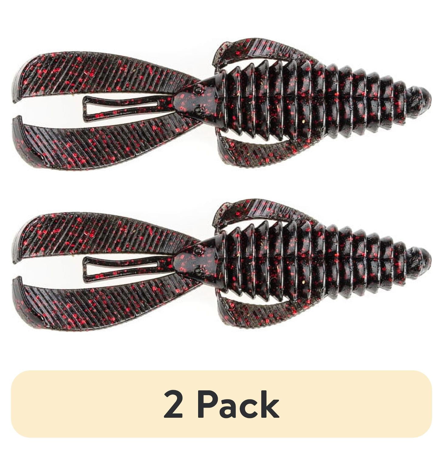 (2 pack) Strike King Rage Tail DB Bug Black Neon 7pk - Walmart.com