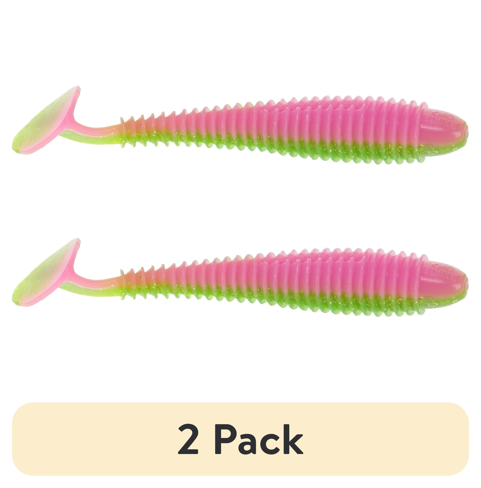 (2 pack) Strike King Saltwater Rage Swimmer 3.75 inch Soft Swimbait ...
