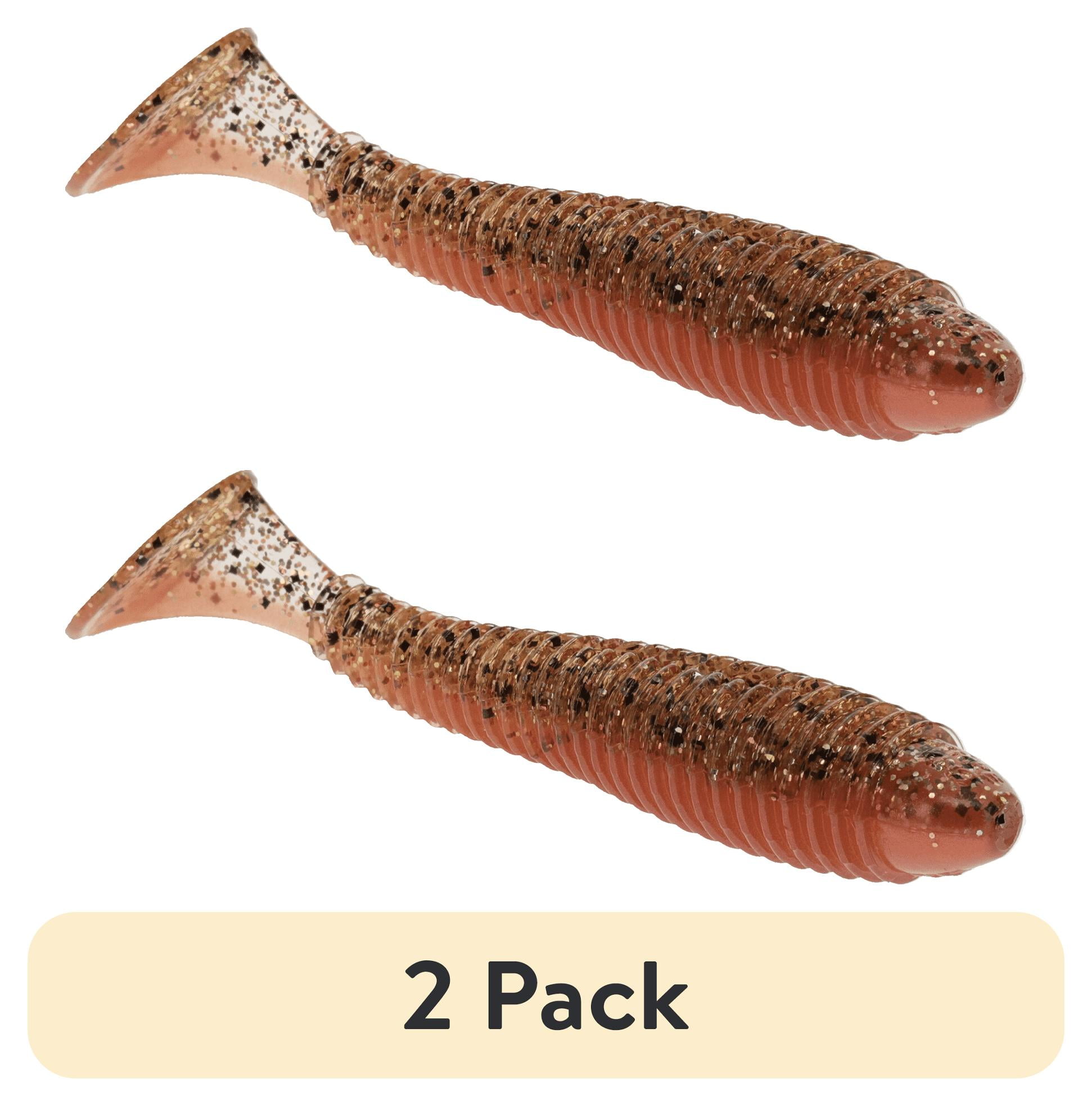 (2 pack) Strike King Saltwater Rage Swimmer 3.75 inch Soft Swimbait ...