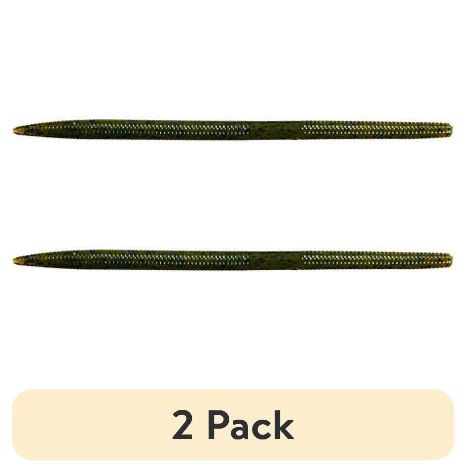 (2 pack) Strike King Shim-E-Stick Green Pumpkin Soft Stick Bait Lure ...