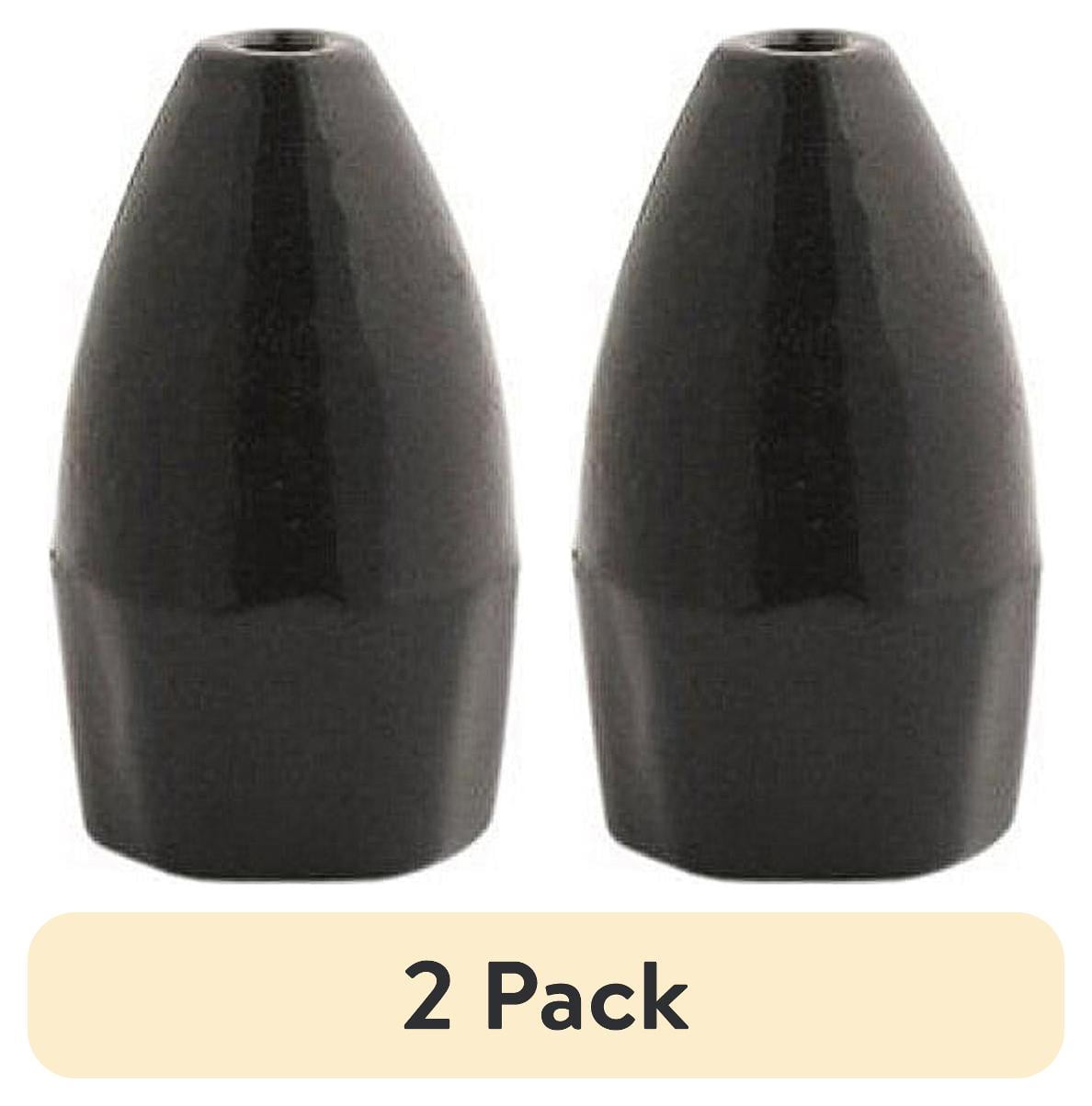 (2 pack) Strike King Tungsten Bullet Worm Weight 1/4 Ounce Black 3 Pack ...