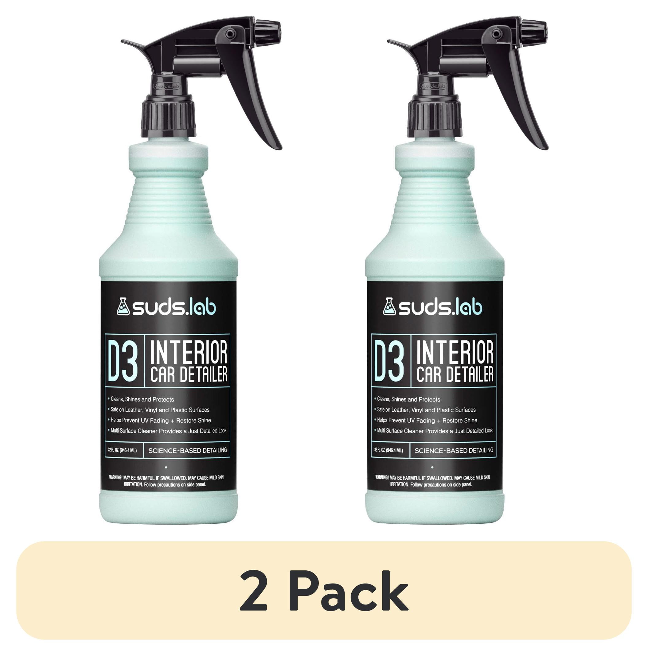 (2 pack) Suds Lab D3 Interior Car Detailer, 32 oz. Bottle - Walmart.com