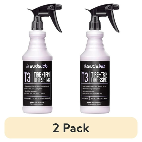 (2 pack) Suds Lab T3 Tire and Trim Dressing 32 oz - Walmart.com