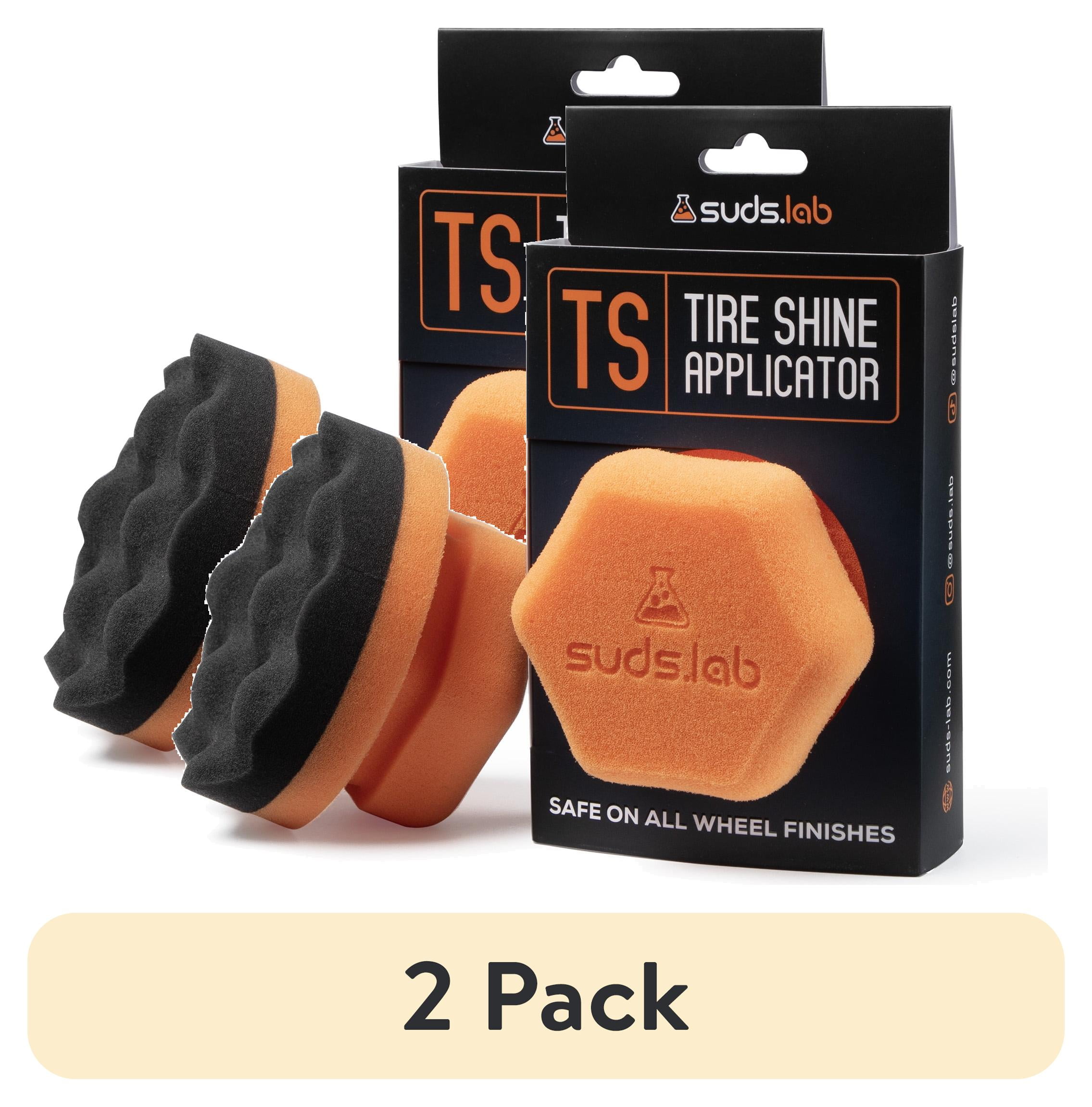 (2 pack) Suds Lab TS Tire Shine Applicator Pad - Reusable Foam ...