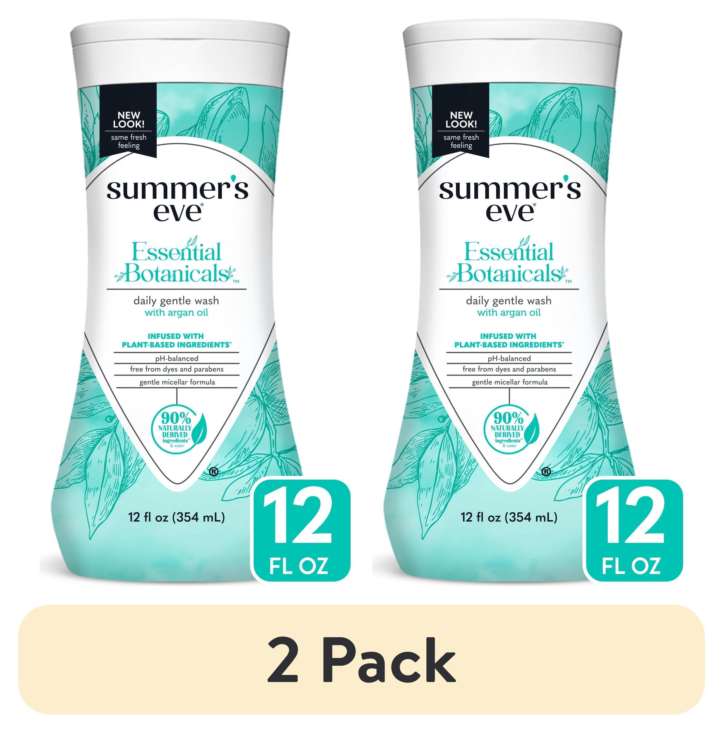 (2 pack) Summer's Eve Essential Botanicals Gentle Wash with Argan Oil ...
