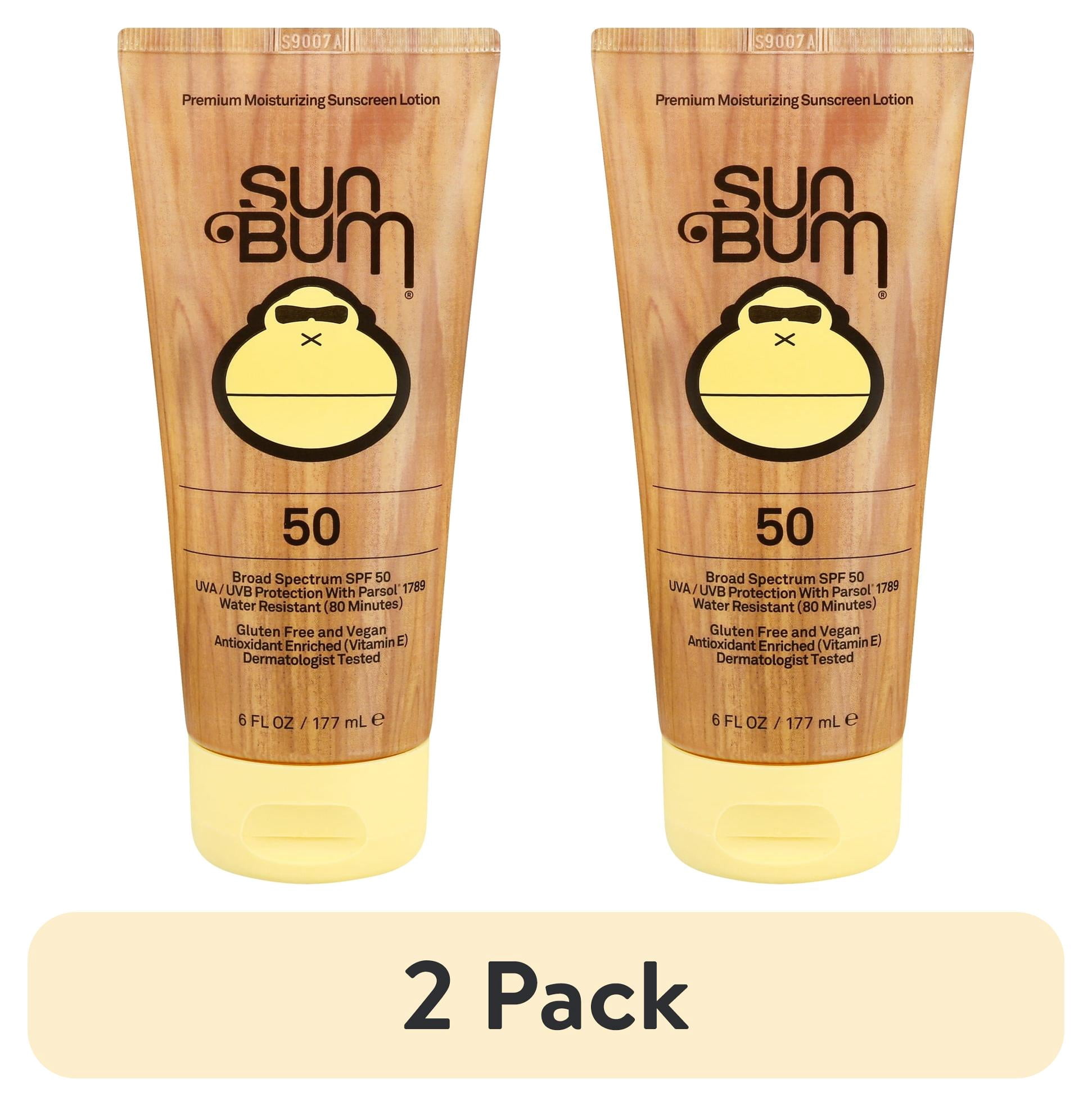 (2 pack) Sun Bum Premium Moisturizing Sunscreen Lotion, Original, SPF ...