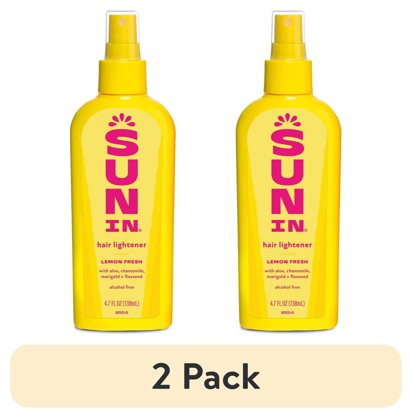 (2 pack) Sun In Hair Lightener Shine Enhancing Spray, Lemon, Unisex, 4. ...