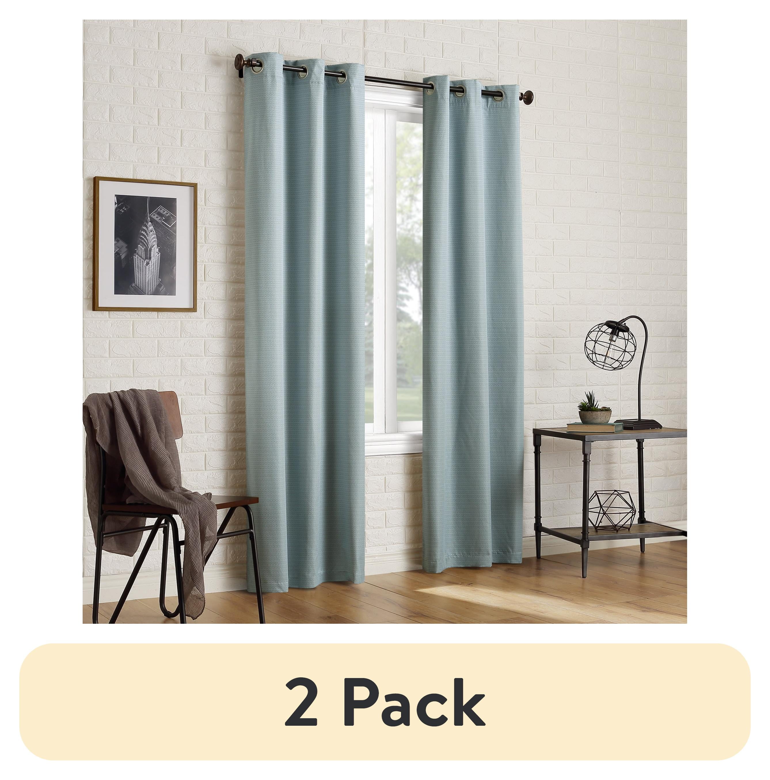 (2 pack) Sun Zero 2-Pack Arlo Textured Thermal Insulated Grommet ...