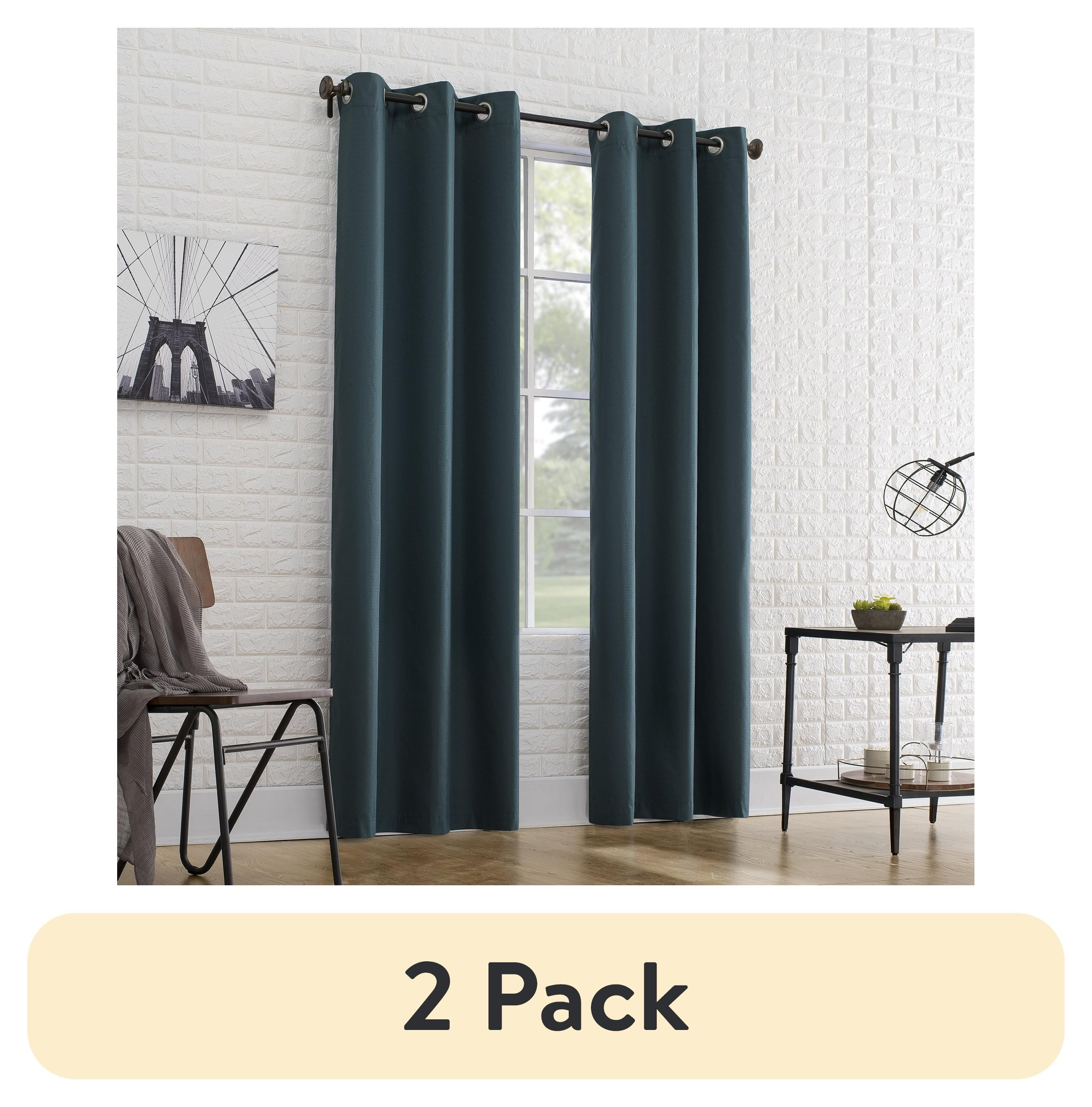 (2 pack) Sun Zero 2-Pack Arlo Textured Thermal Insulated Grommet ...