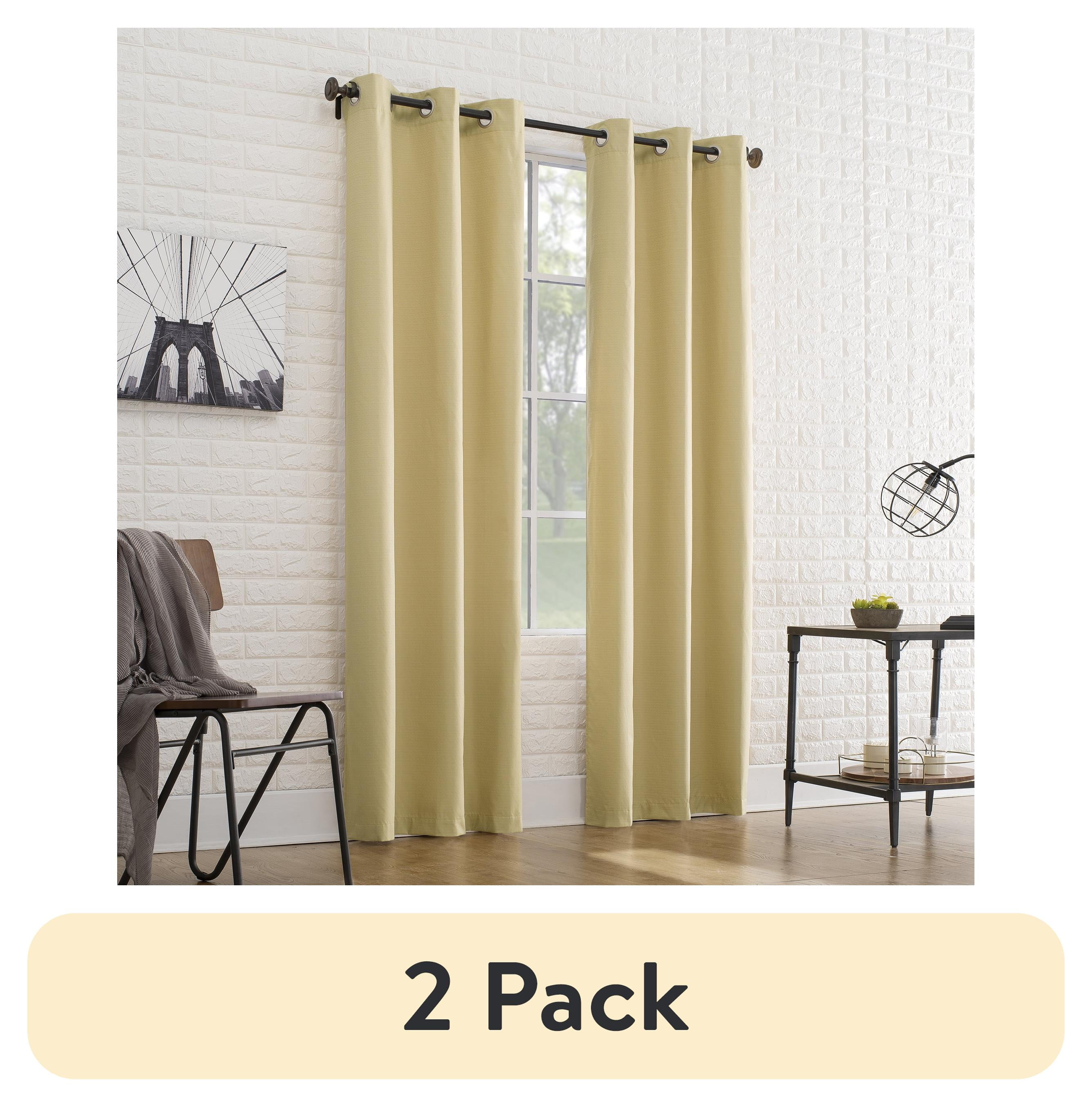 (2 pack) Sun Zero 2-pack Arlo Textured Thermal Insulated Grommet ...