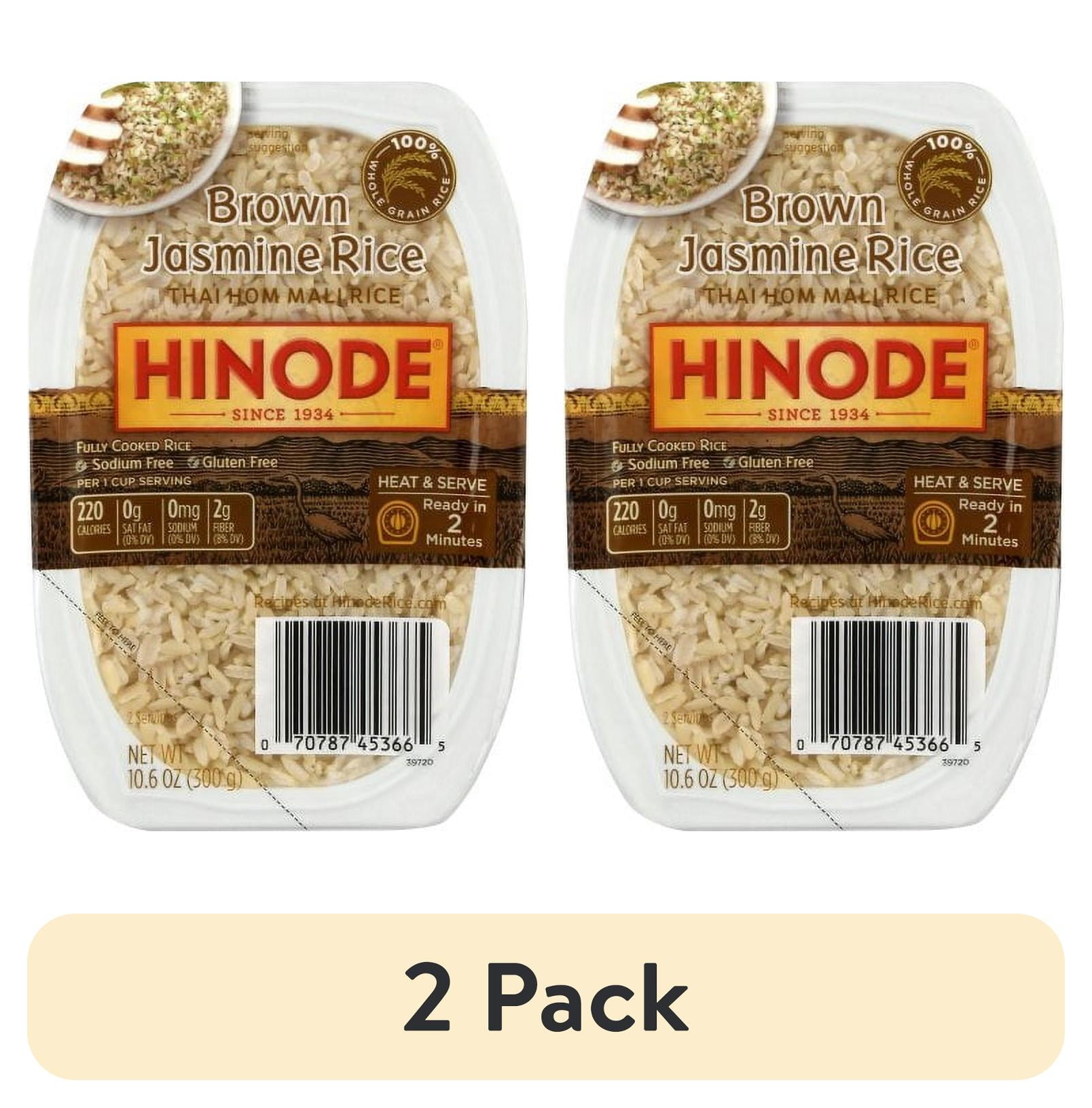 (2 pack) SunFoods Hinode Brown Rice, 10.6 oz - Walmart.com