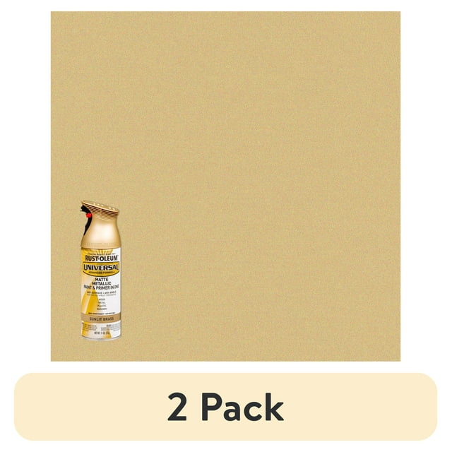 (2 pack) Sunlit Brass, Rust-Oleum Universal All Surface Interior ...