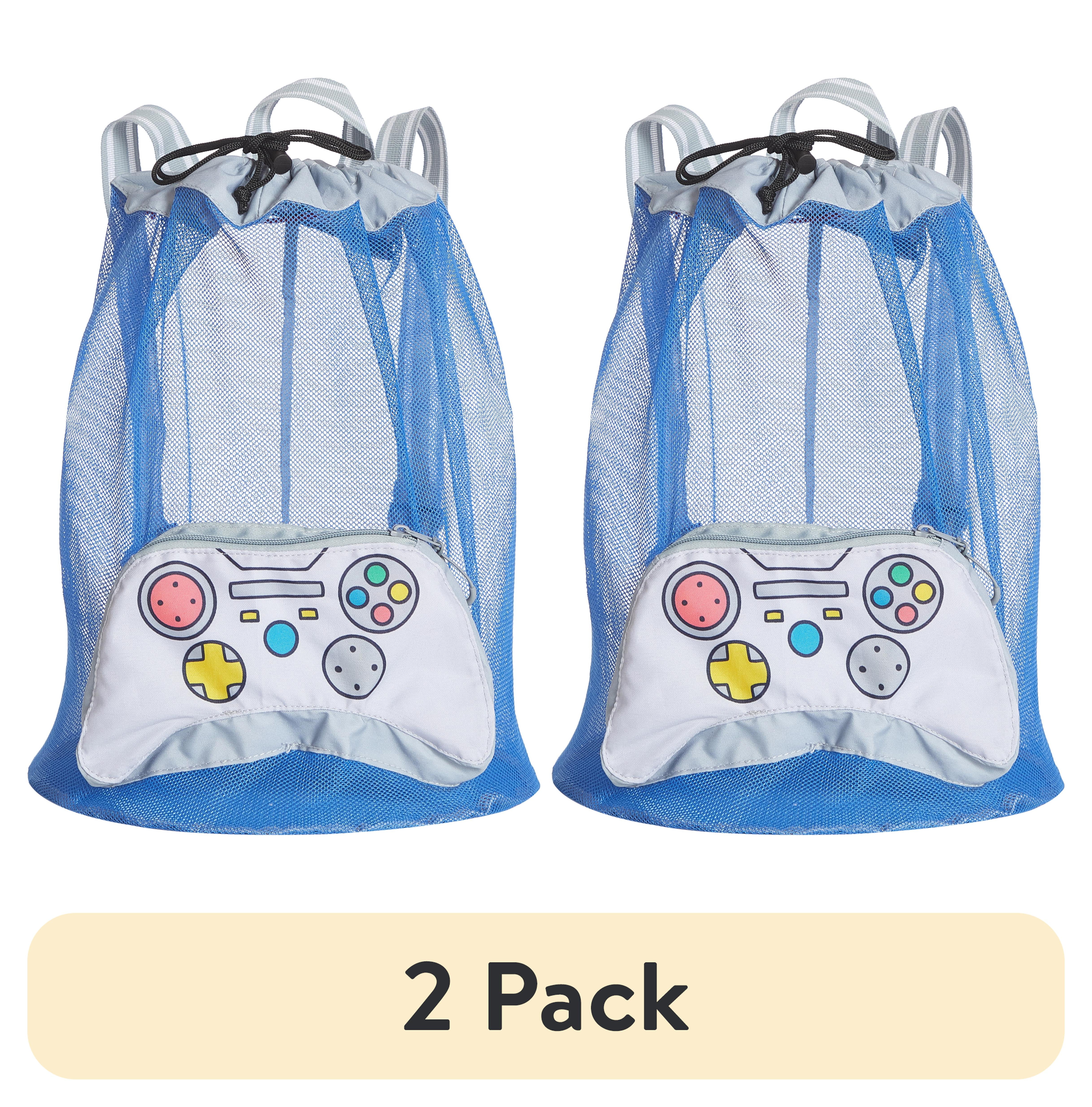 (2 pack) Sunshine Squad Game Controller Convertible Mesh Backpack ...