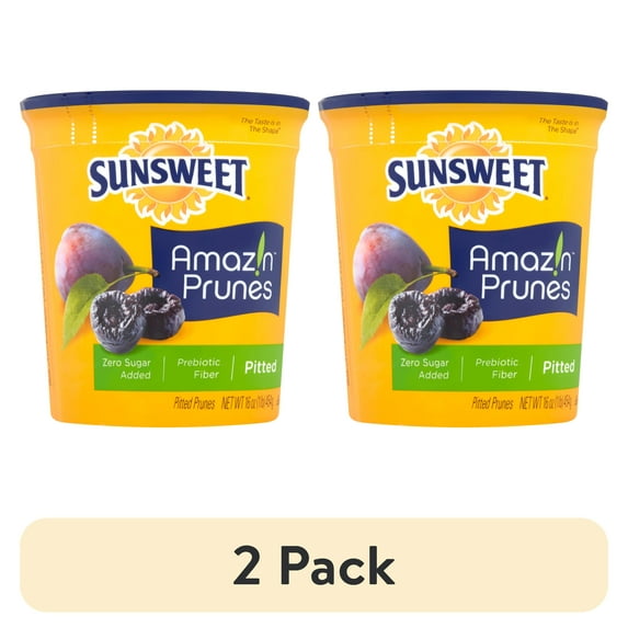 (2 pack) Sunsweet, Amaz!n, Pitted, Prunes, 16, oz - Walmart.com