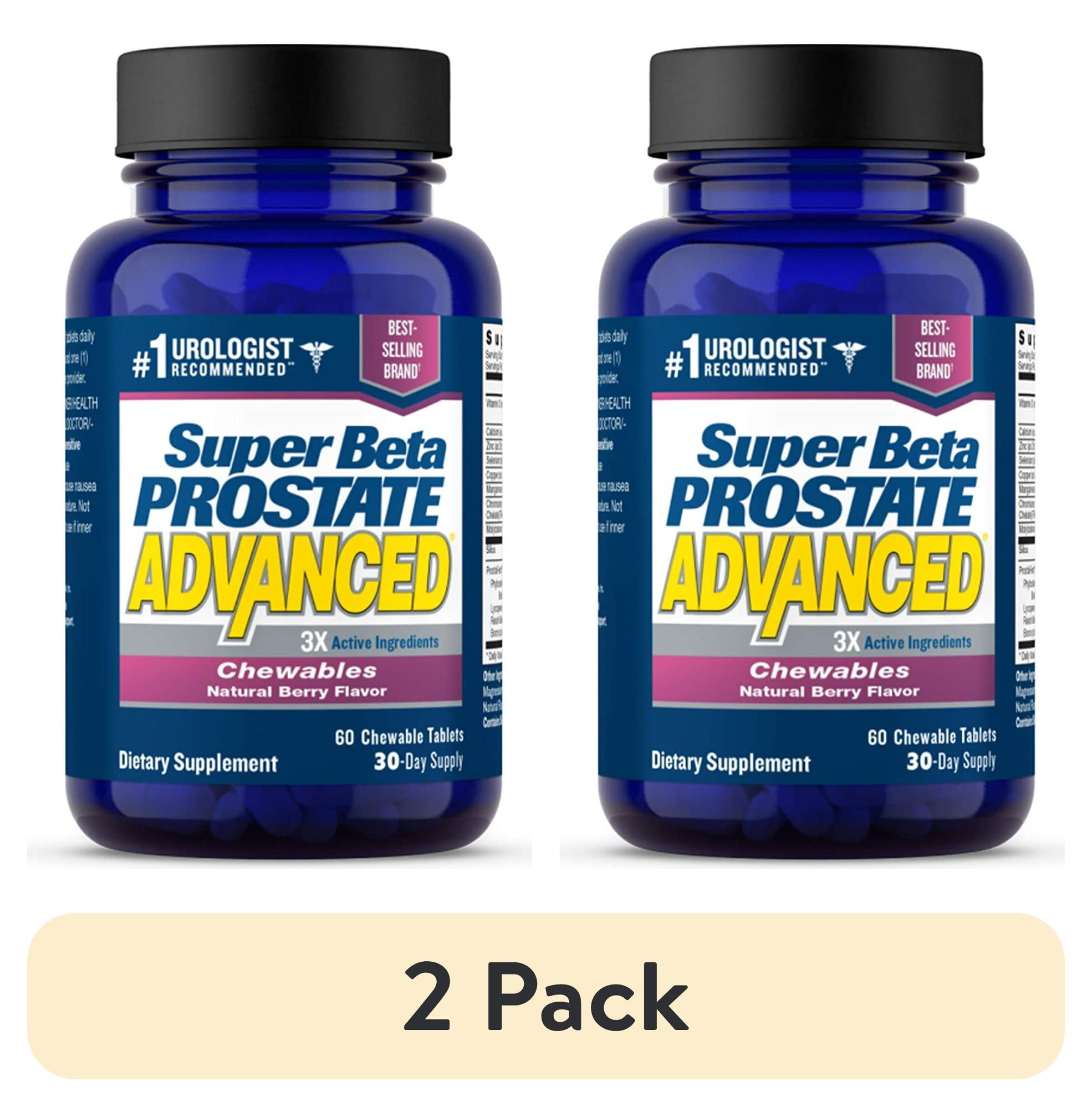 (2 pack) Super Beta Prostate Advanced with Beta-Sitosterol, Men's ...