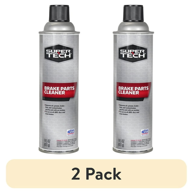 (2 pack) Super Tech Brake Parts Cleaner, 14.5 oz - Walmart Business ...