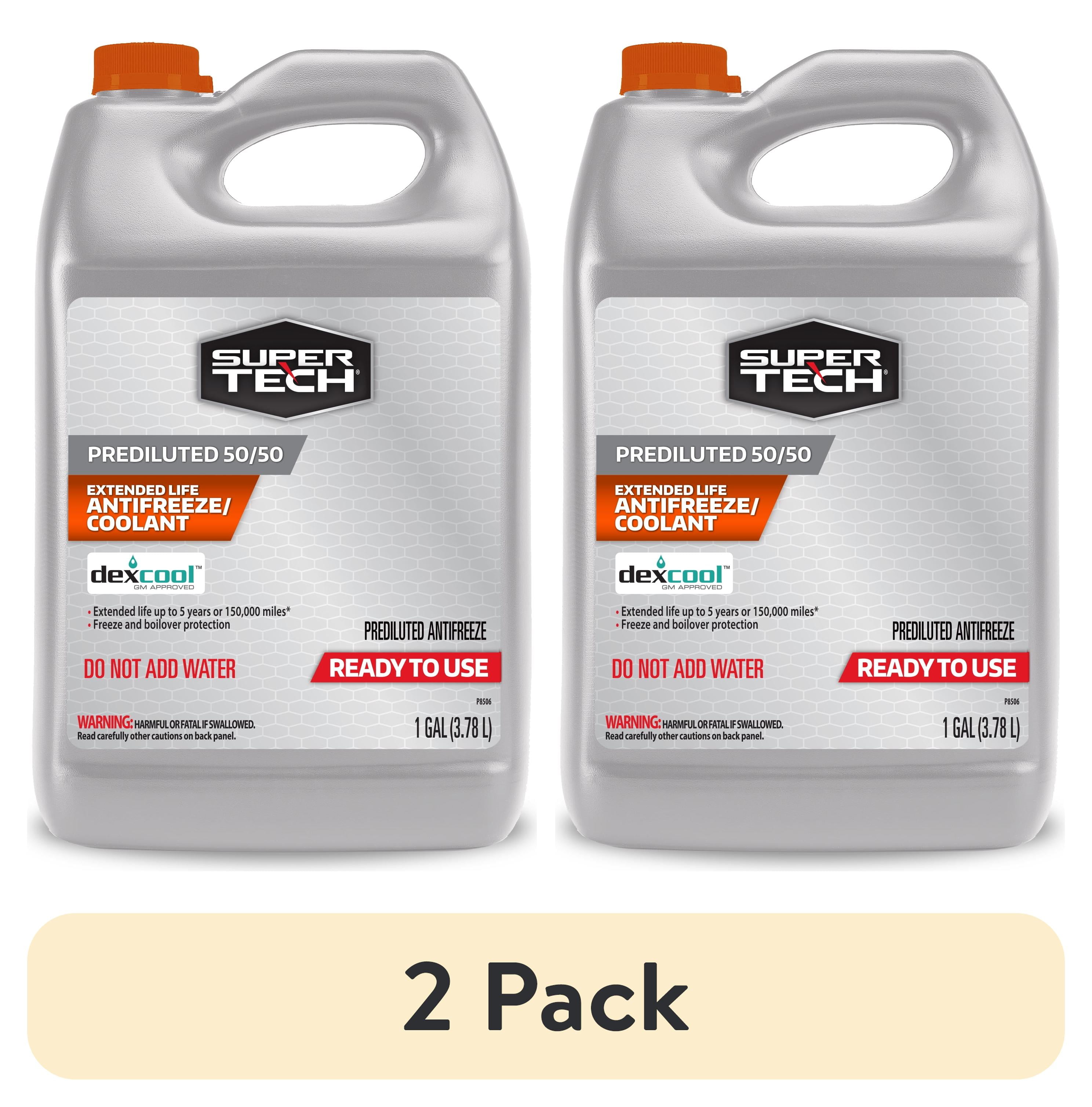 (2 pack) Super Tech Dex-Cool™ Prediluted 50/50 Antifreeze/Coolant ...