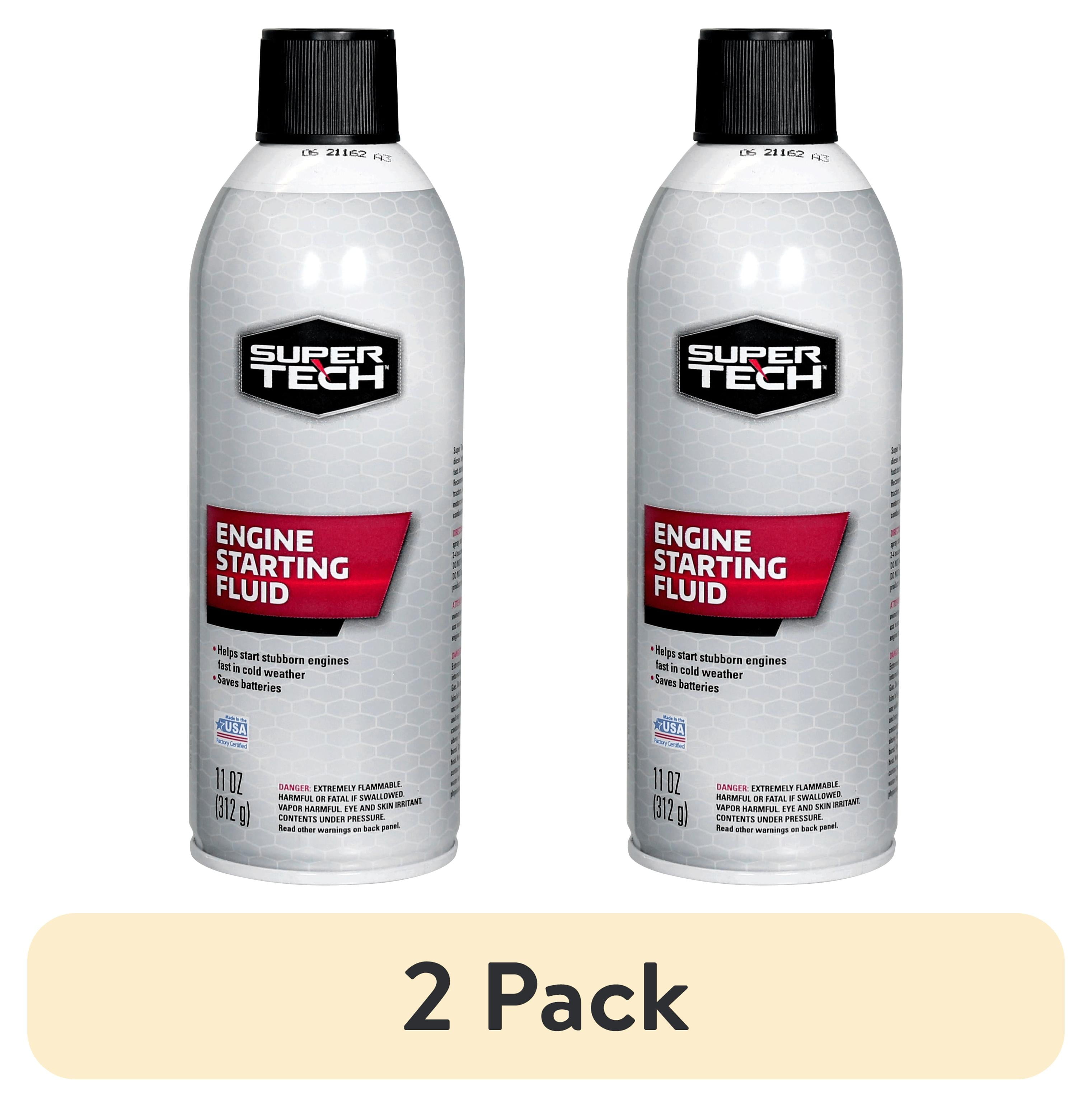 (2 pack) Super Tech Engine Starting Fluid - 11 fl oz (1 Count ...