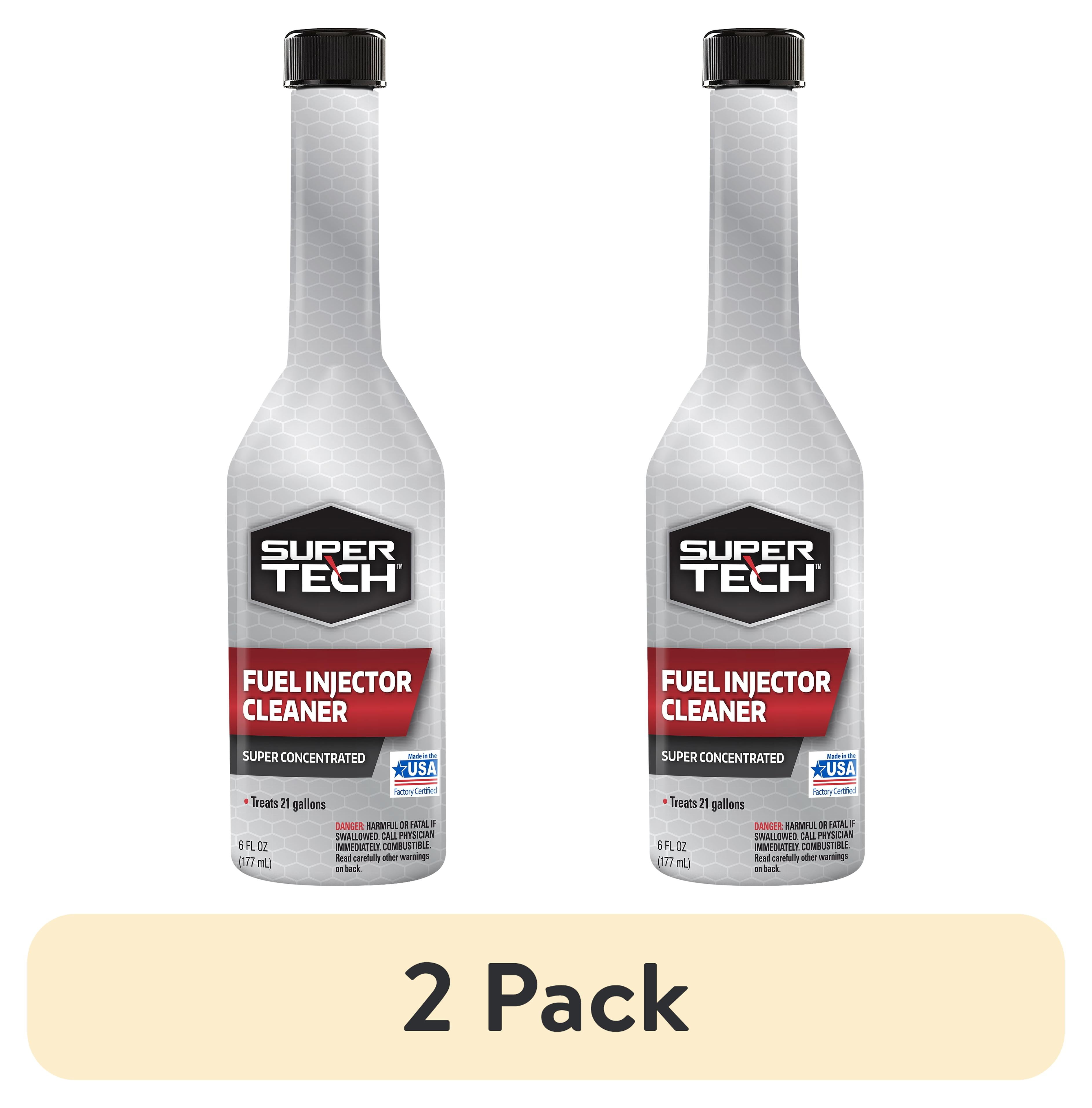 (2 pack) Super Tech Fuel Injector Cleaner Automotive Additive, 6 fl oz ...