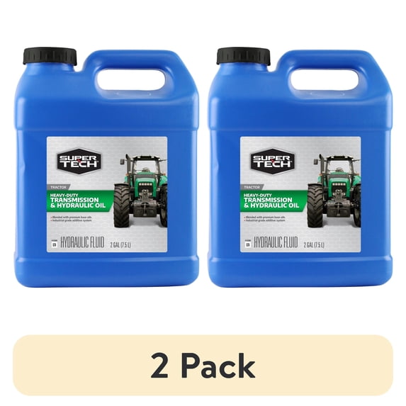 (2 pack) Super Tech Heavy-Duty Tractor Hydraulic & Transmission Fluid ...