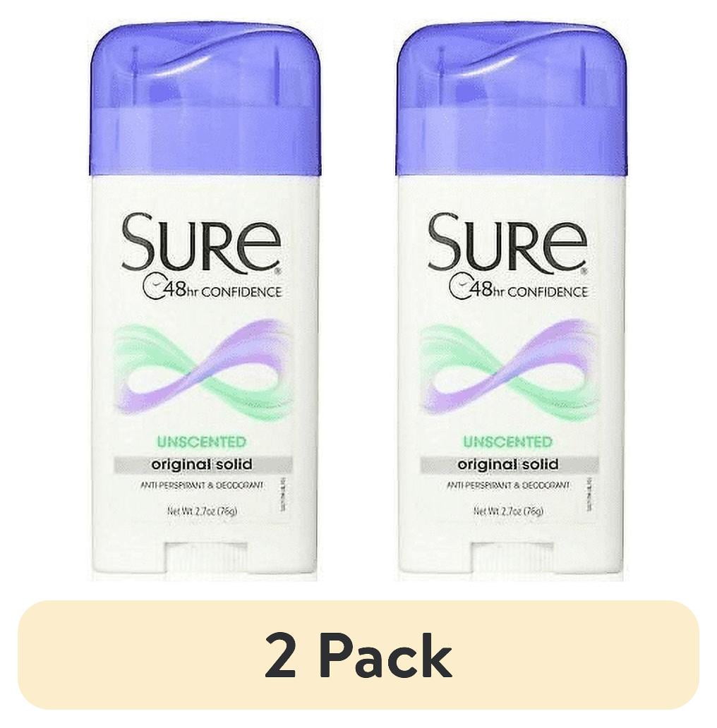 (2 pack) Sure Original Solid Anti-Perspirant Deo Odor Protection ...