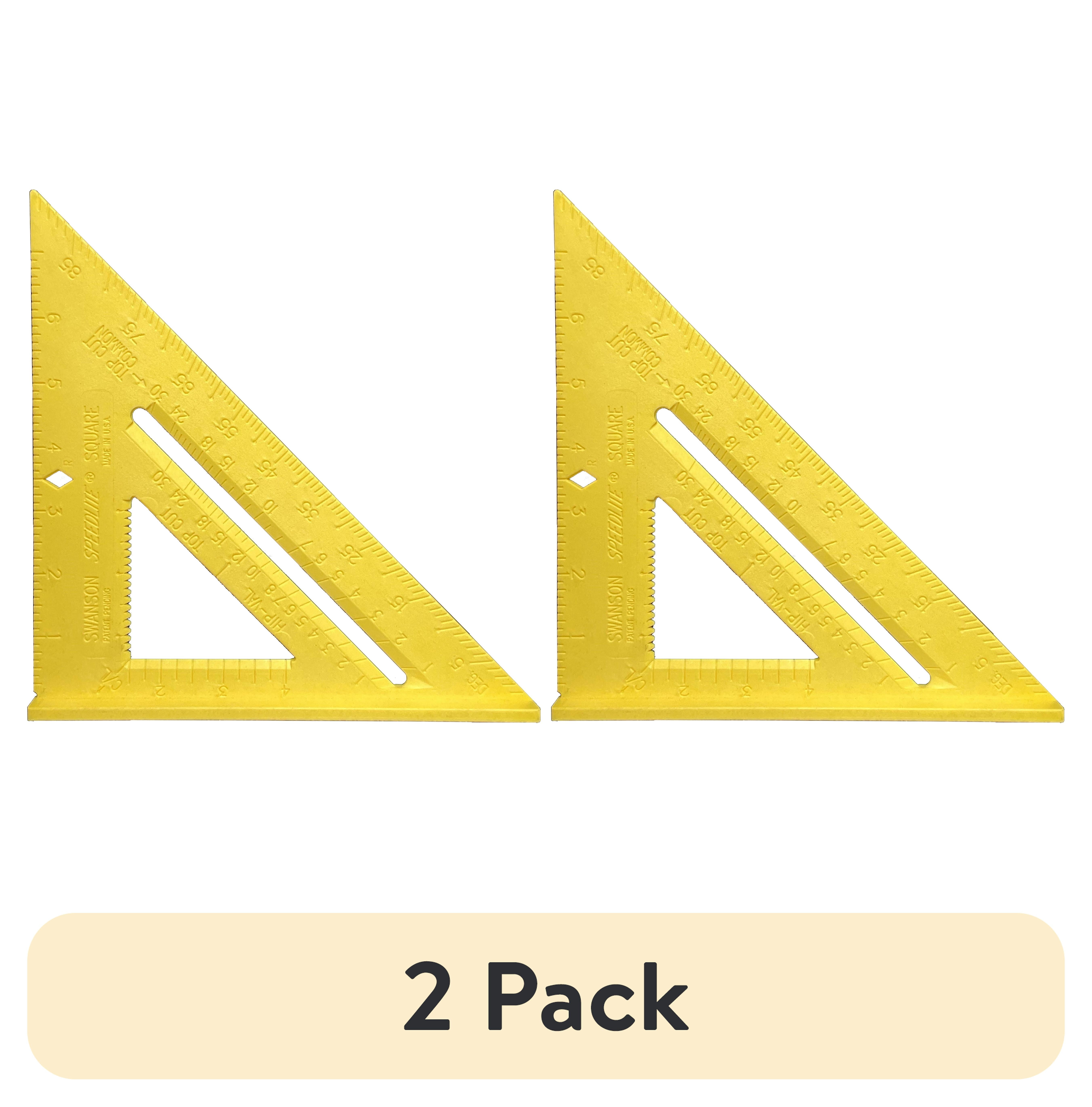 (2 pack) Swanson T0119 8-inch Speedlite Square Yellow Composite ...