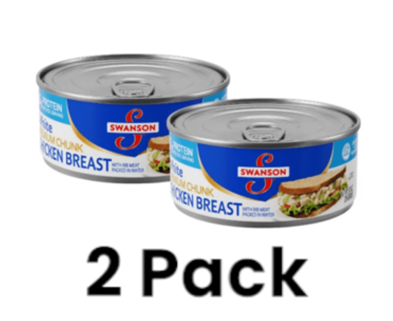 Swanson White Premium Chunk Canned Chicken Breast in Water, Fully ...