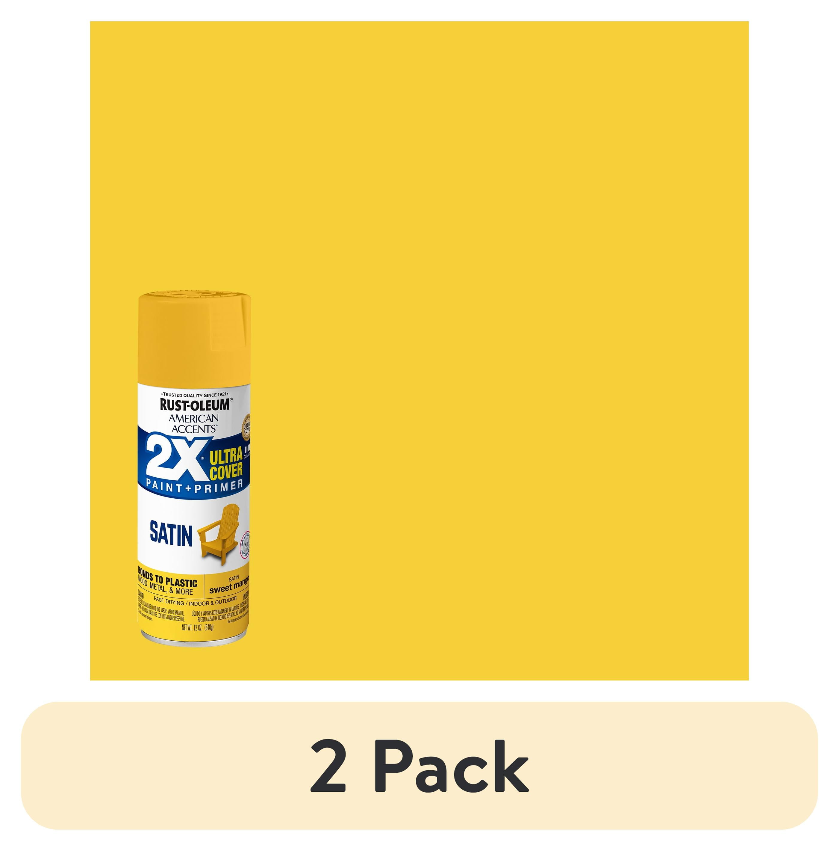 (2 pack) Sweet Mango, Rust-Oleum American Accents 2X Ultra Cover Satin ...