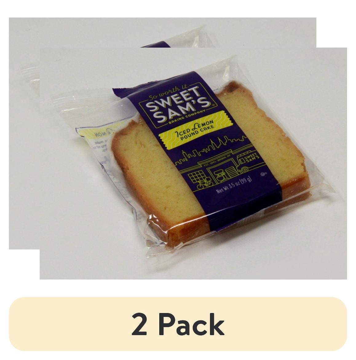 (2 pack) Sweet Sams Individually Wrapped Iced Lemon Pound Cake -- 12 ...