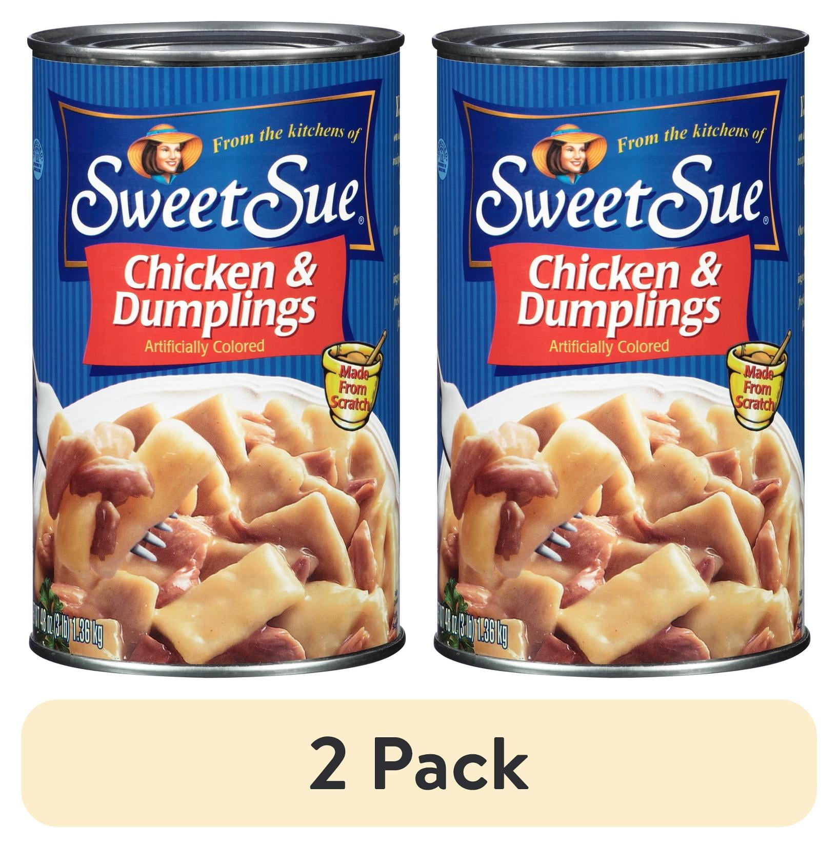 (2 pack) Sweet Sue Chicken and Dumplings, 14g Protein Per Serving, Made ...