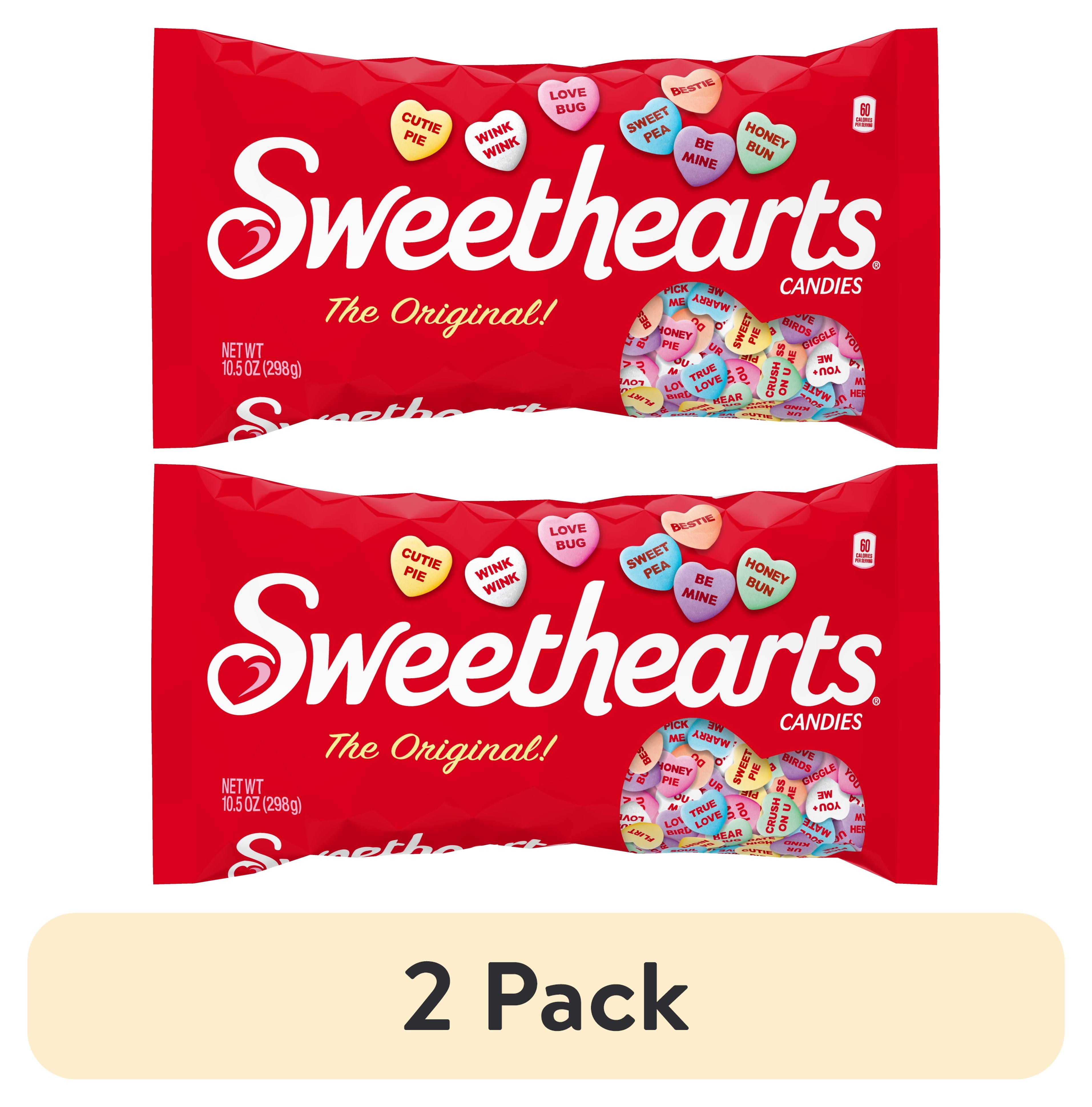 (2 pack) Sweethearts Valentine's Day Candy Conversation Hearts ...