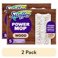 (2 pack) Swiffer PowerMop Wood Mopping Pad Refills, 5 count - Walmart.com