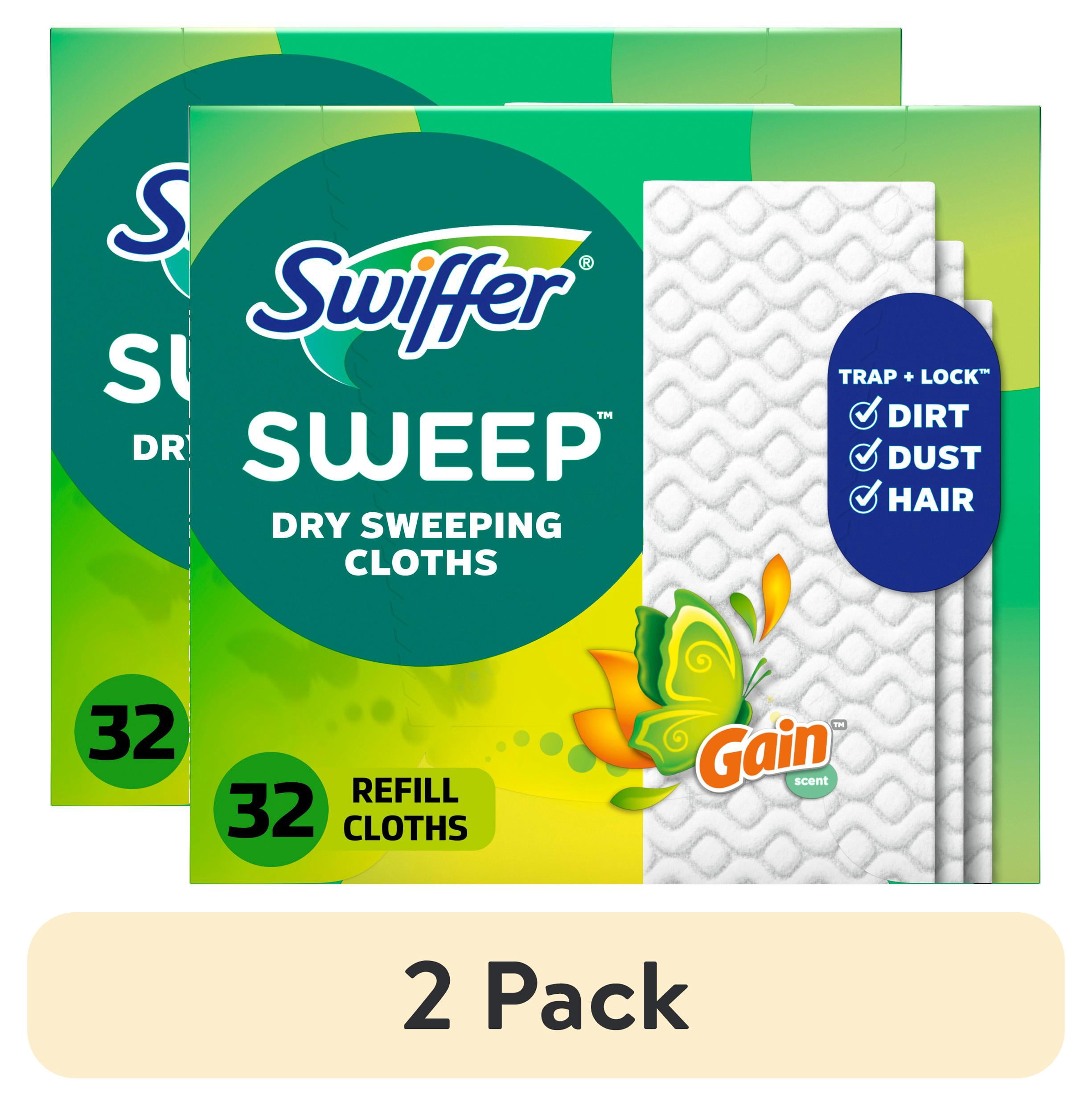 (2 pack) Swiffer Hair Magnet Refills, Gain, 32 Count - Walmart.com