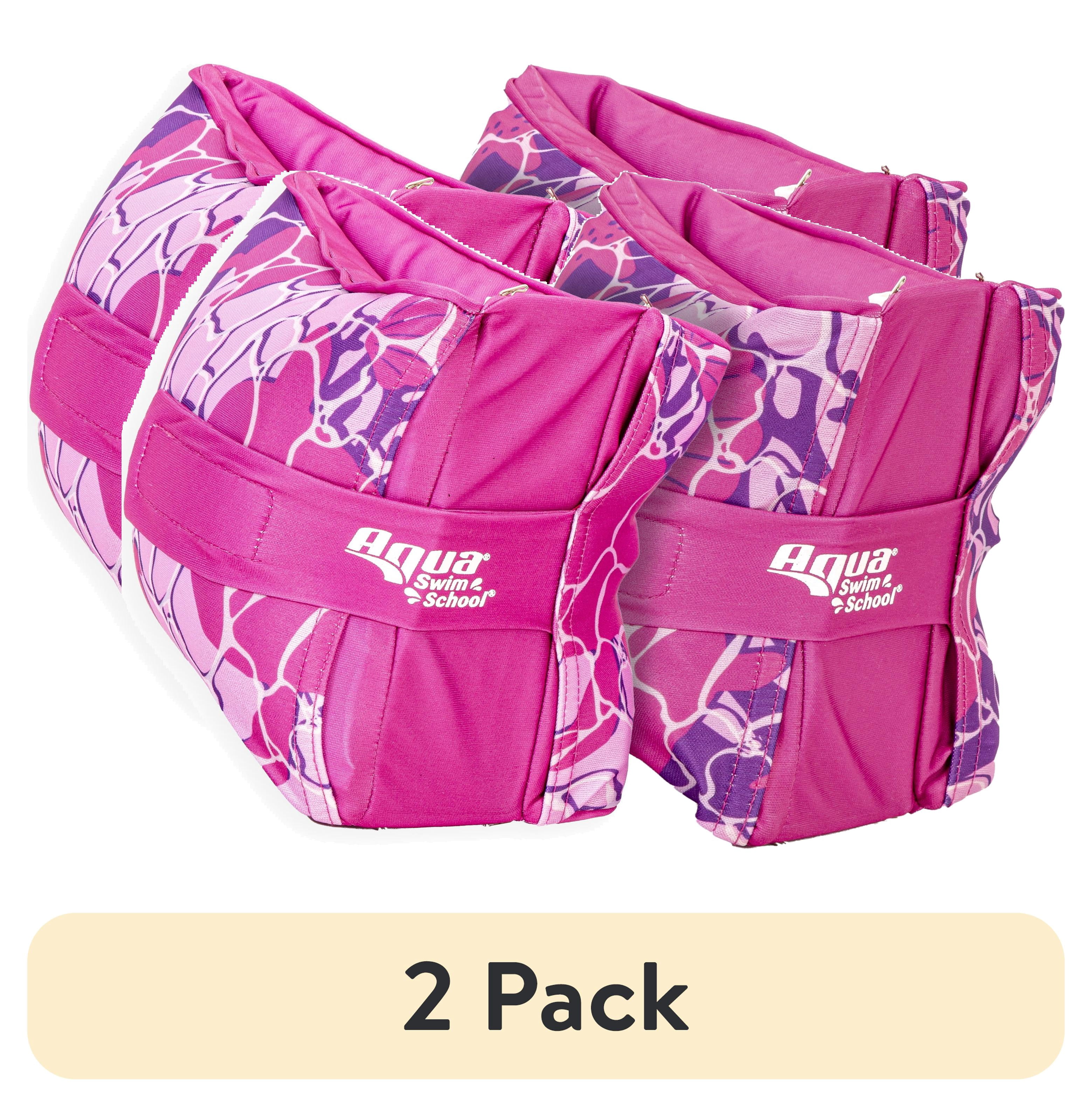 (2 pack) SwimSchool Adjustable Fabric Arm Pool Floats for Children 50 ...