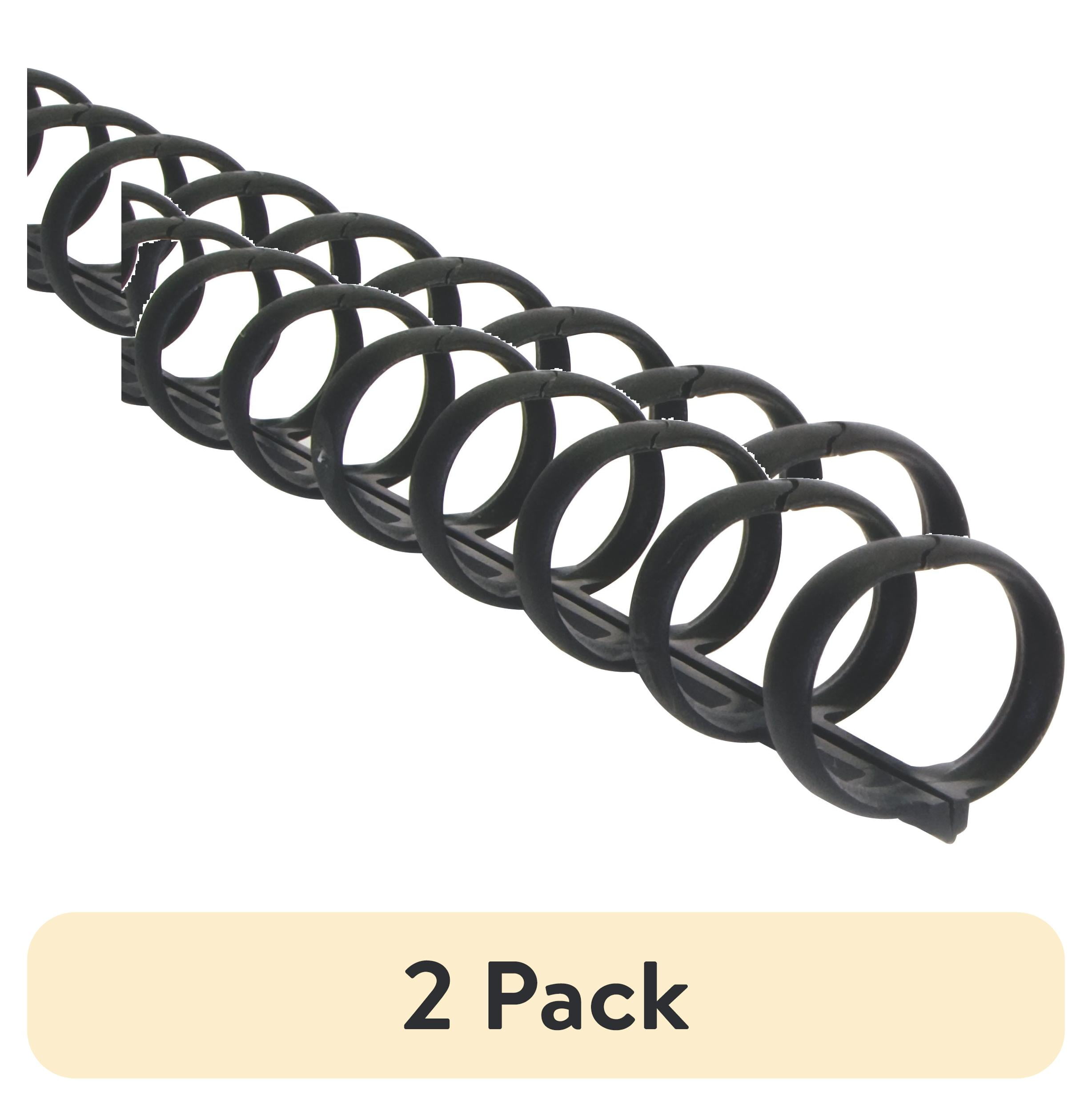 (2 pack) Swingline GBC ZipBind Spines, 1/2", 85 Sheets, Black, 50 Pack ...