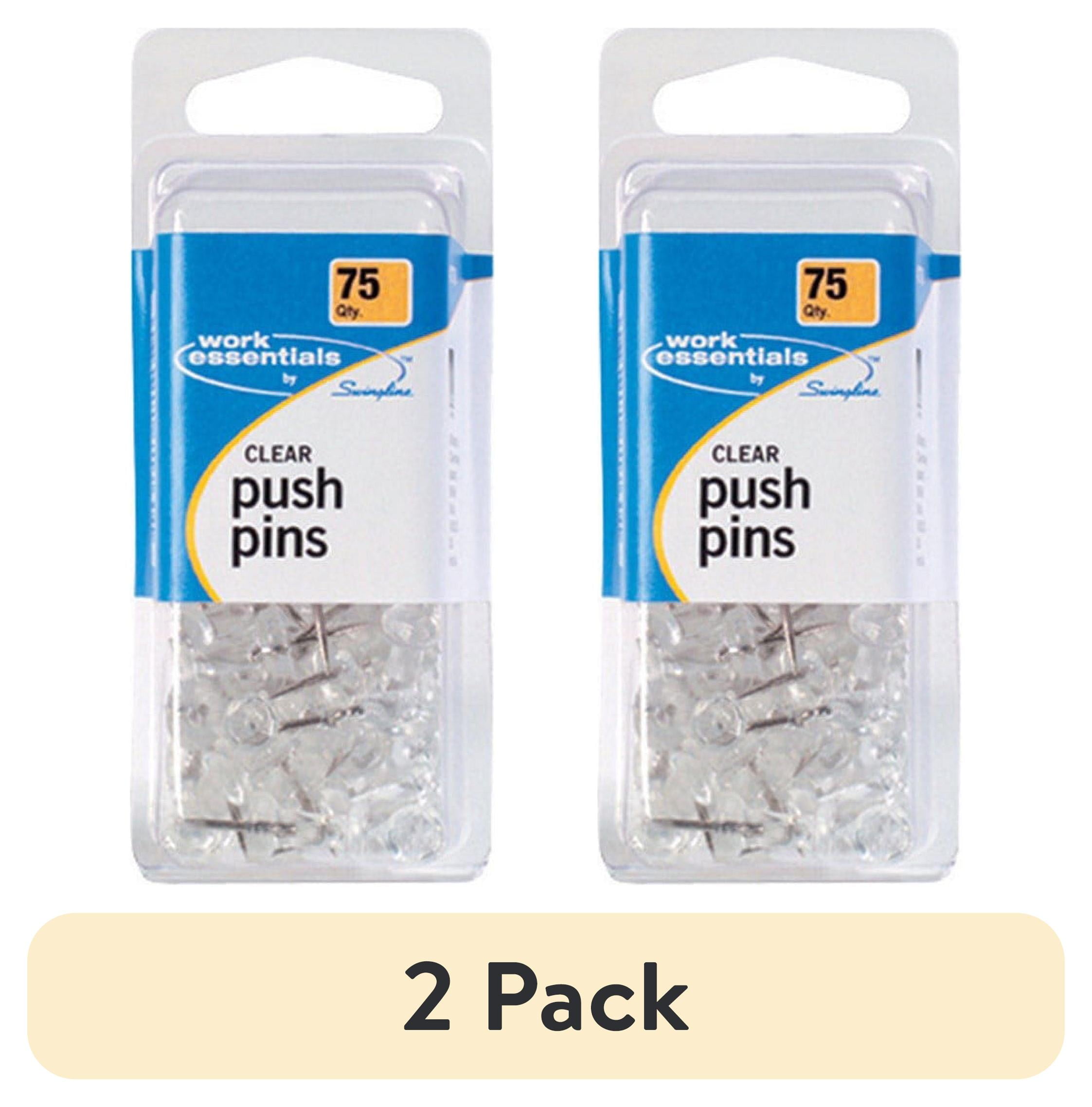 (2 pack) Swingline Push Pins (Set of 75) - Walmart.com