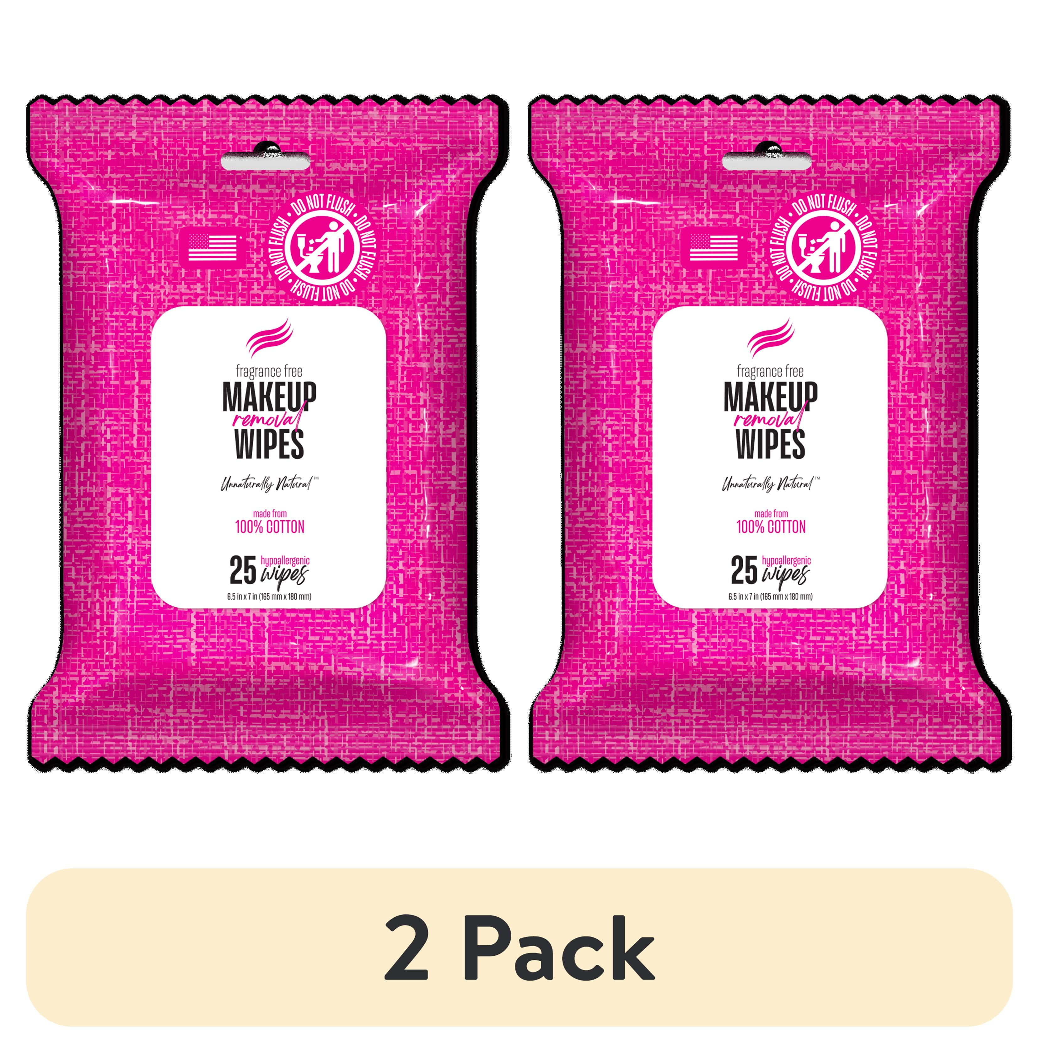 (2 pack) Swisspers Makeup Remover Wipes 25 Count - Walmart.com