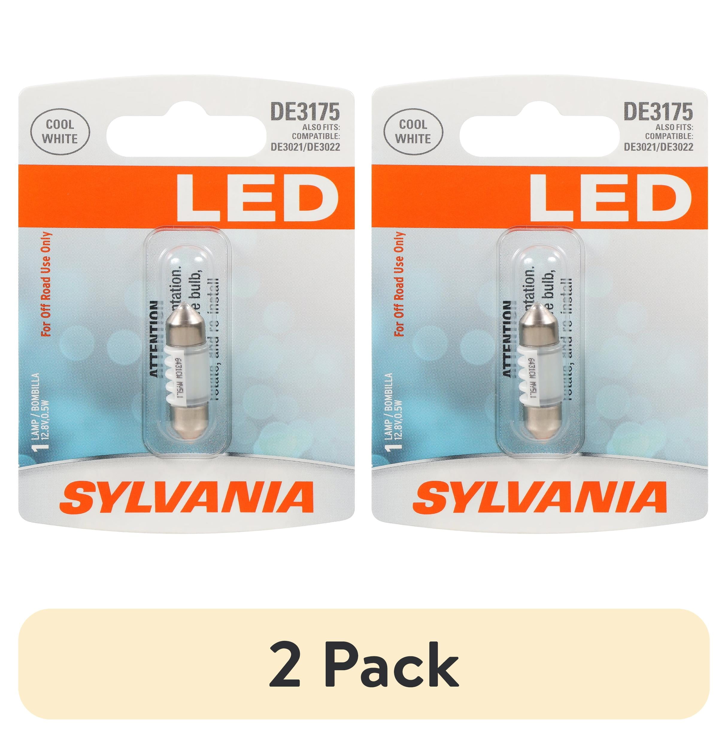 (2 pack) Sylvania DE3175 White LED Mini Bulb Mini Bulb, 1 Pack ...