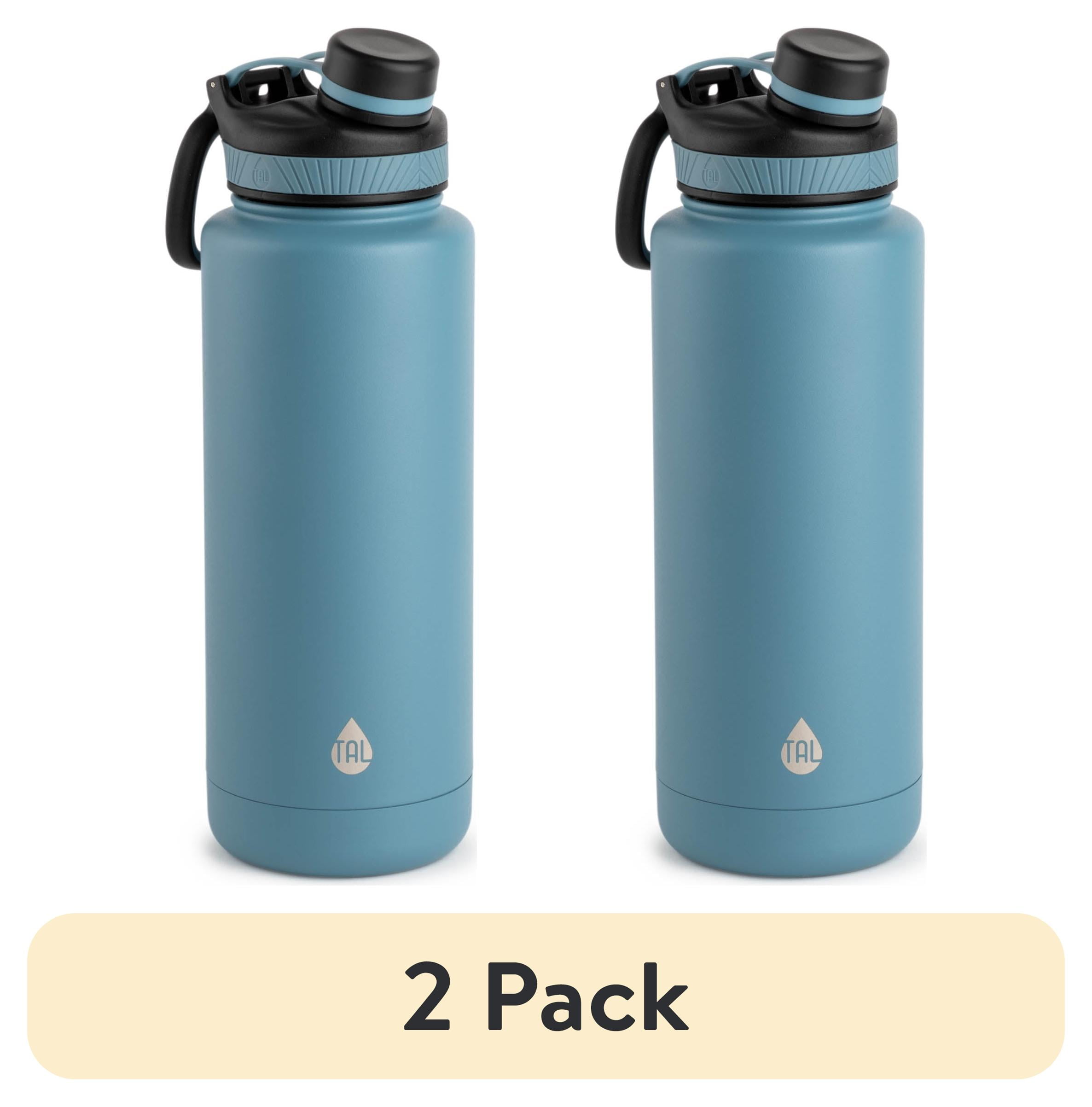 (2 pack) TAL Stainless Steel Ranger Water Bottle 40 fl oz, Slate ...