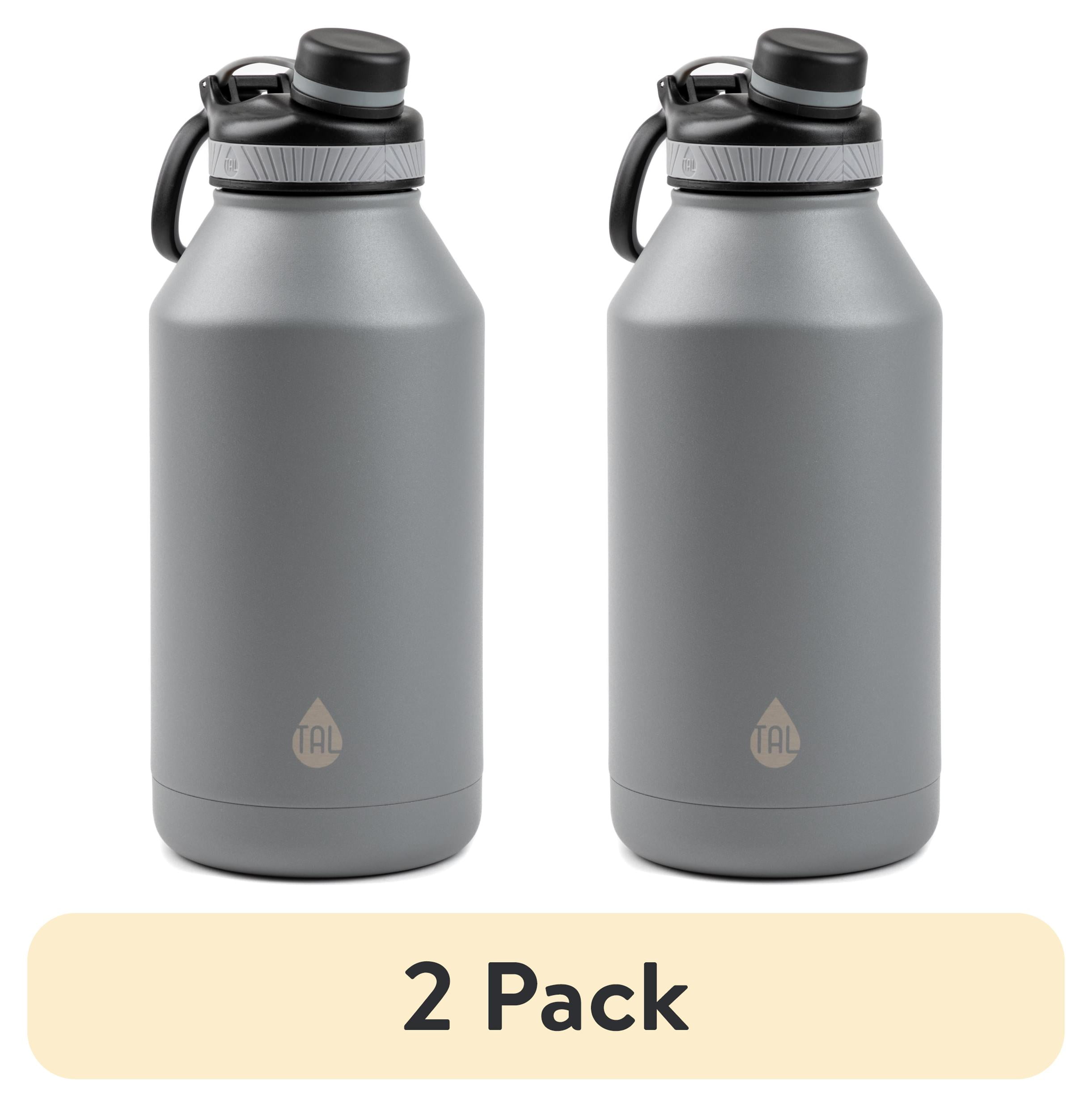 (2 pack) TAL Stainless Steel Ranger Water Bottle 64oz, Gray - Walmart.com