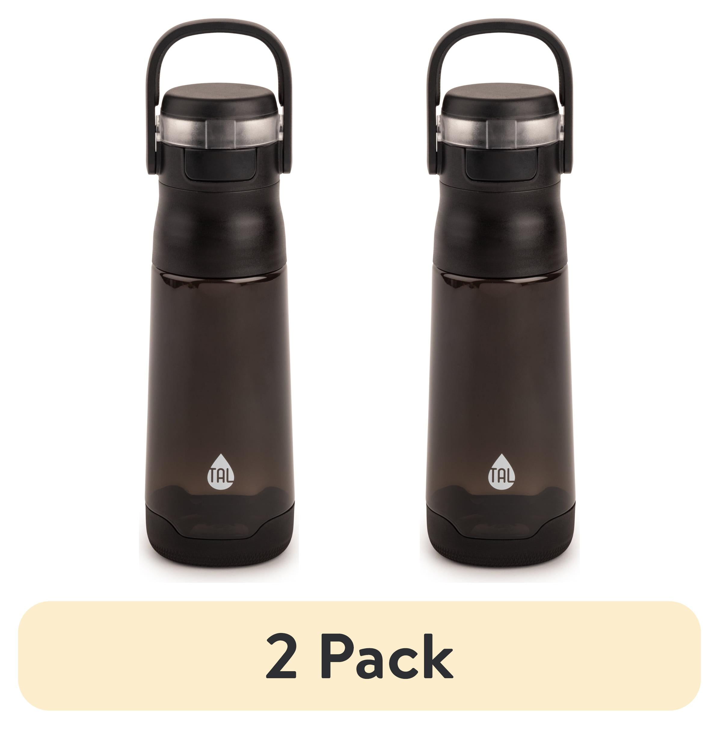(2 pack) TAL Tritan Jolt Water Bottle 16 fl oz, Black - Walmart.com