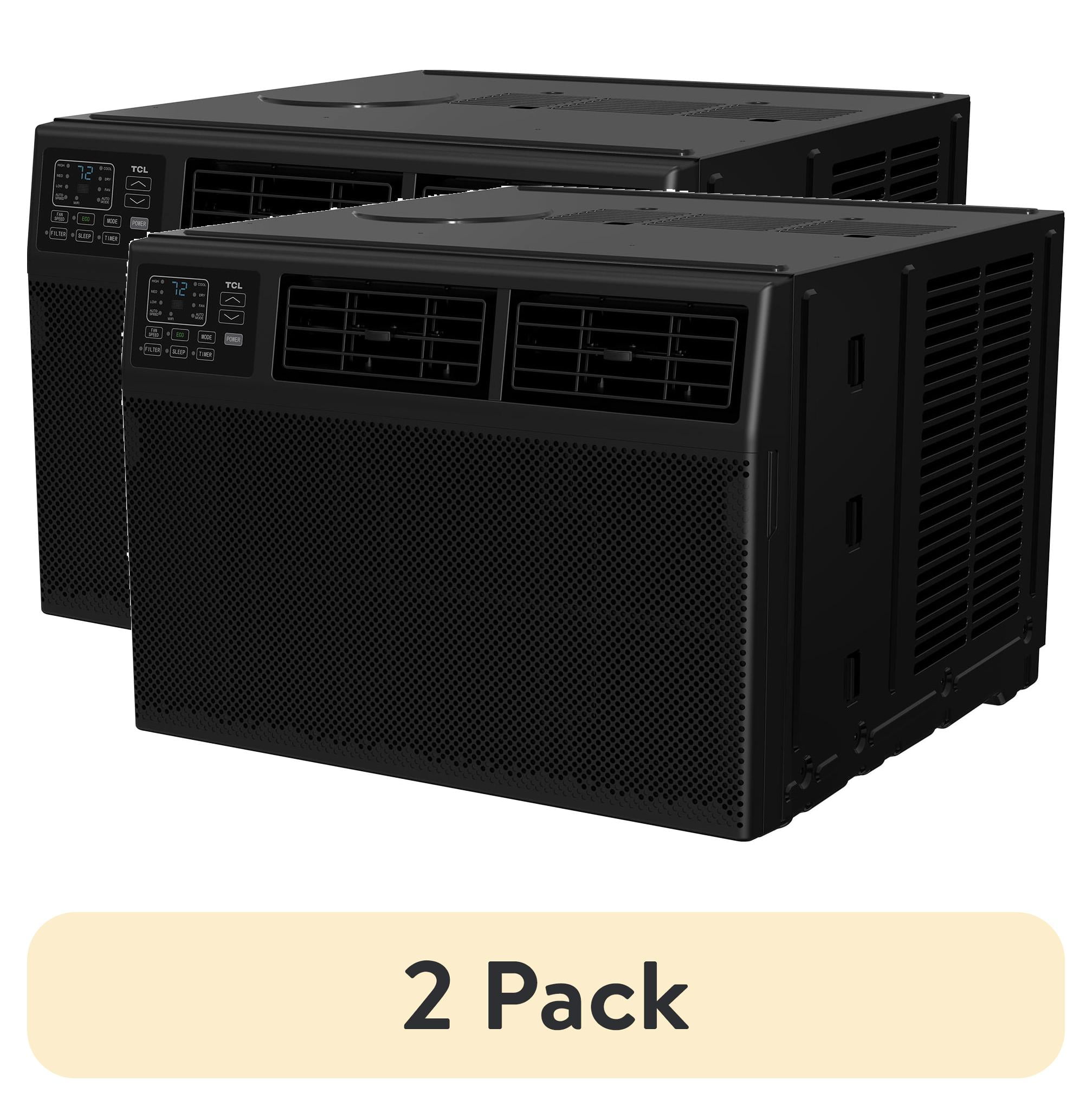 (2 pack) TCL 8,000 BTU Smart Window Air Conditioner, Fan & Dehumidifier ...