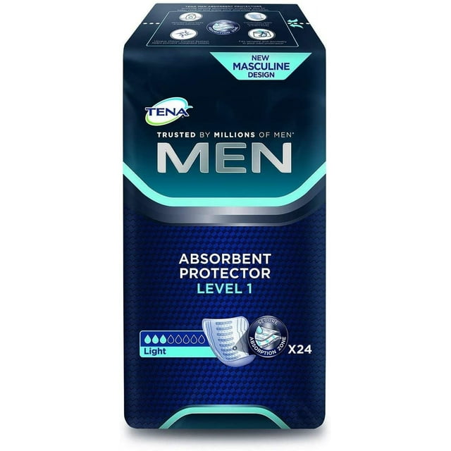 2 pack TENA for Men Level 1 (1 Pack of 24) - Walmart.com