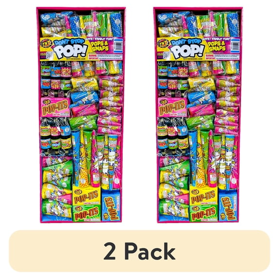 (2 pack) TNT Fireworks, Don't Stop The Pop, Novelty Assortment, Party ...