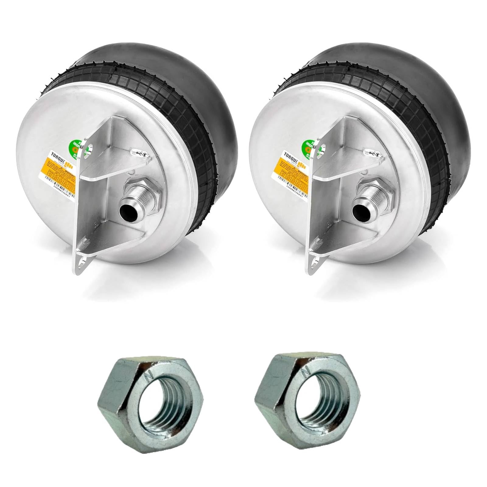 2 pack of TORQUE Air Spring Bag w/Hardware Kit for Kenworth Trucks ...